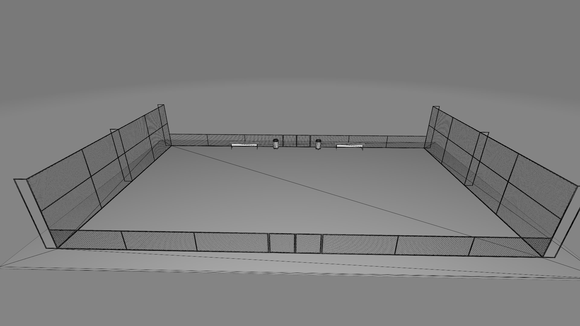 3D Pickleball Court - TurboSquid 2173163