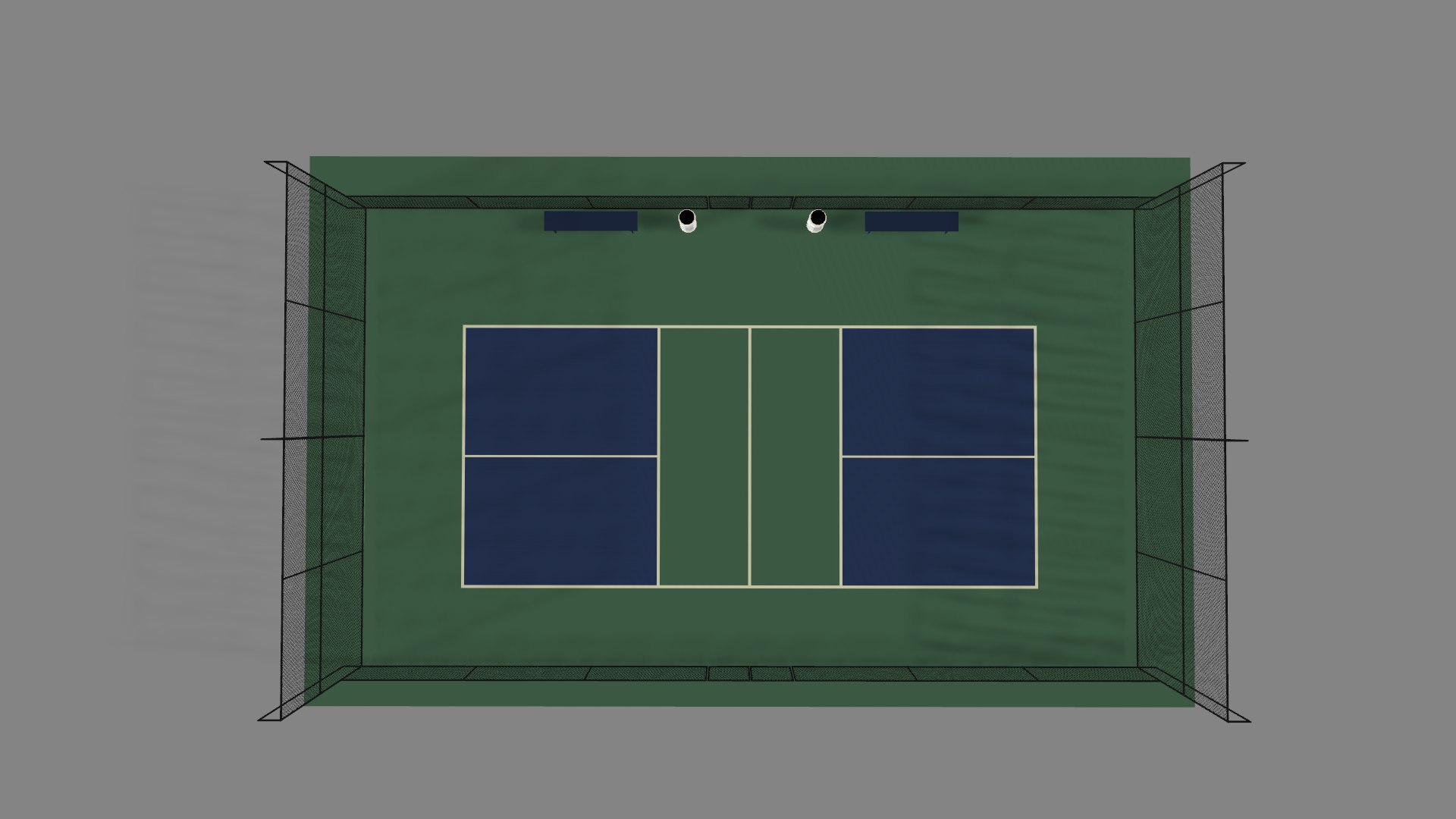 3D Pickleball Court - TurboSquid 2173163