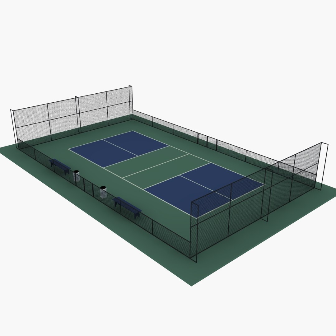 3D Pickleball Court - TurboSquid 2173163
