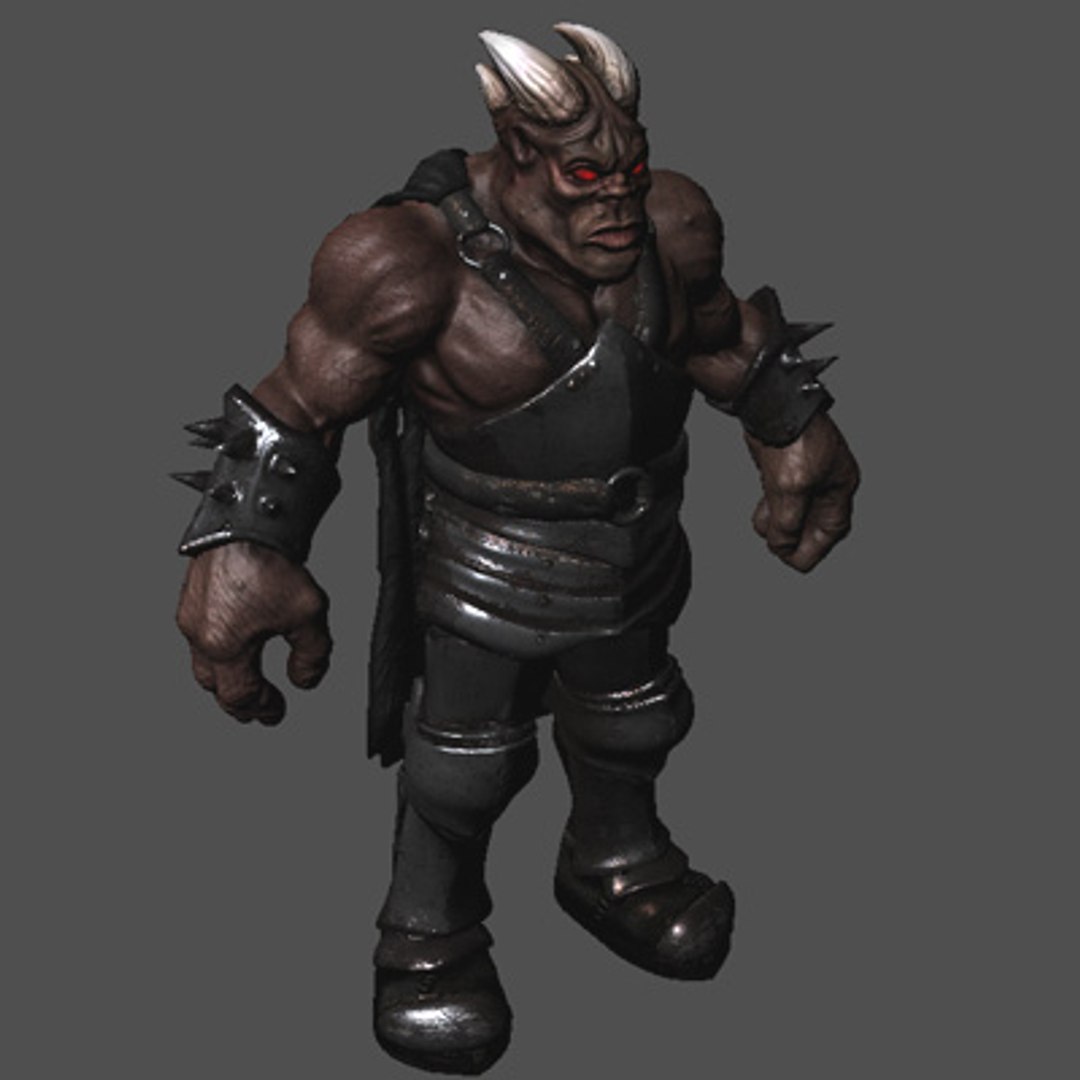 Demon Knight Armor 3d Model