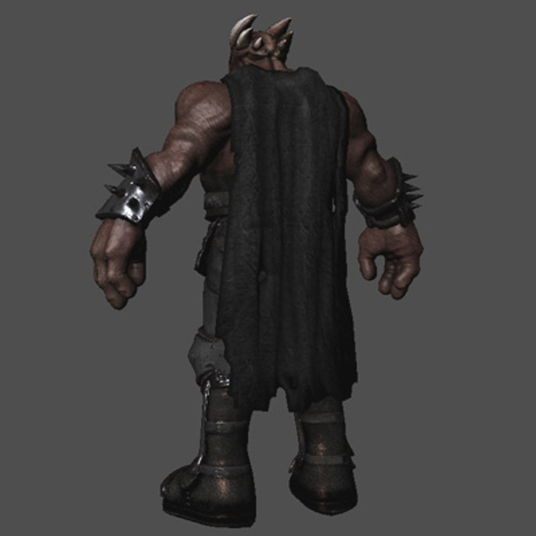 Demon Knight Armor 3d Model