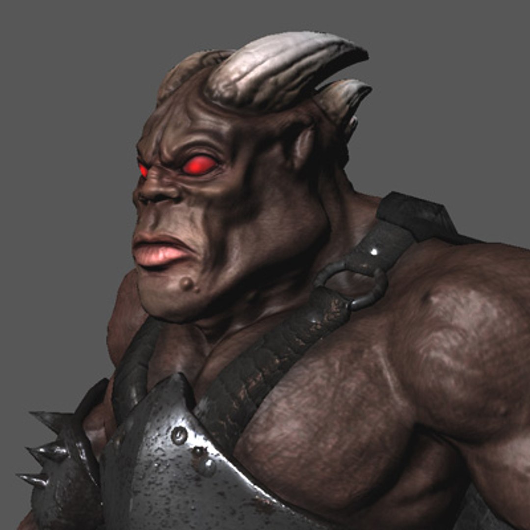 Demon Knight Armor 3d Model