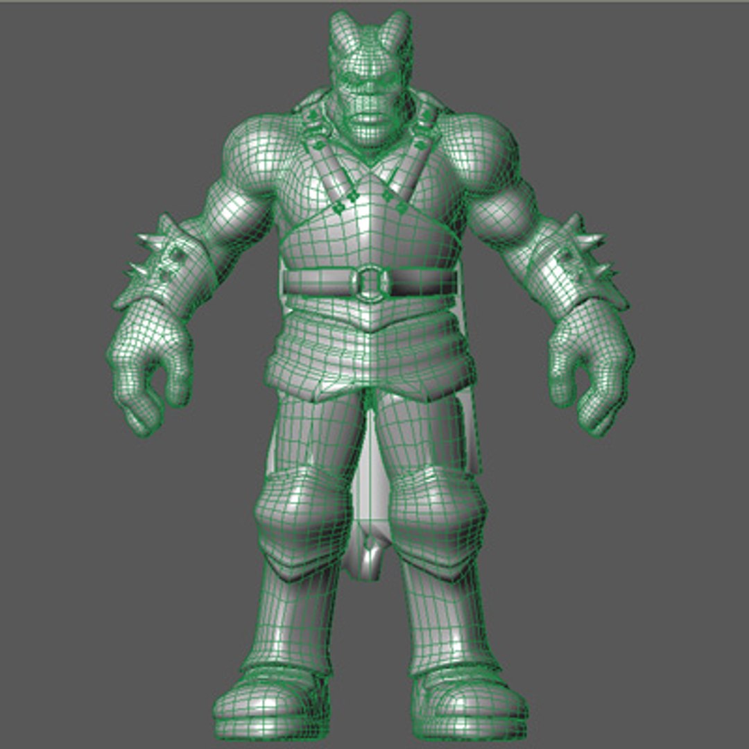 Demon Knight Armor 3d Model