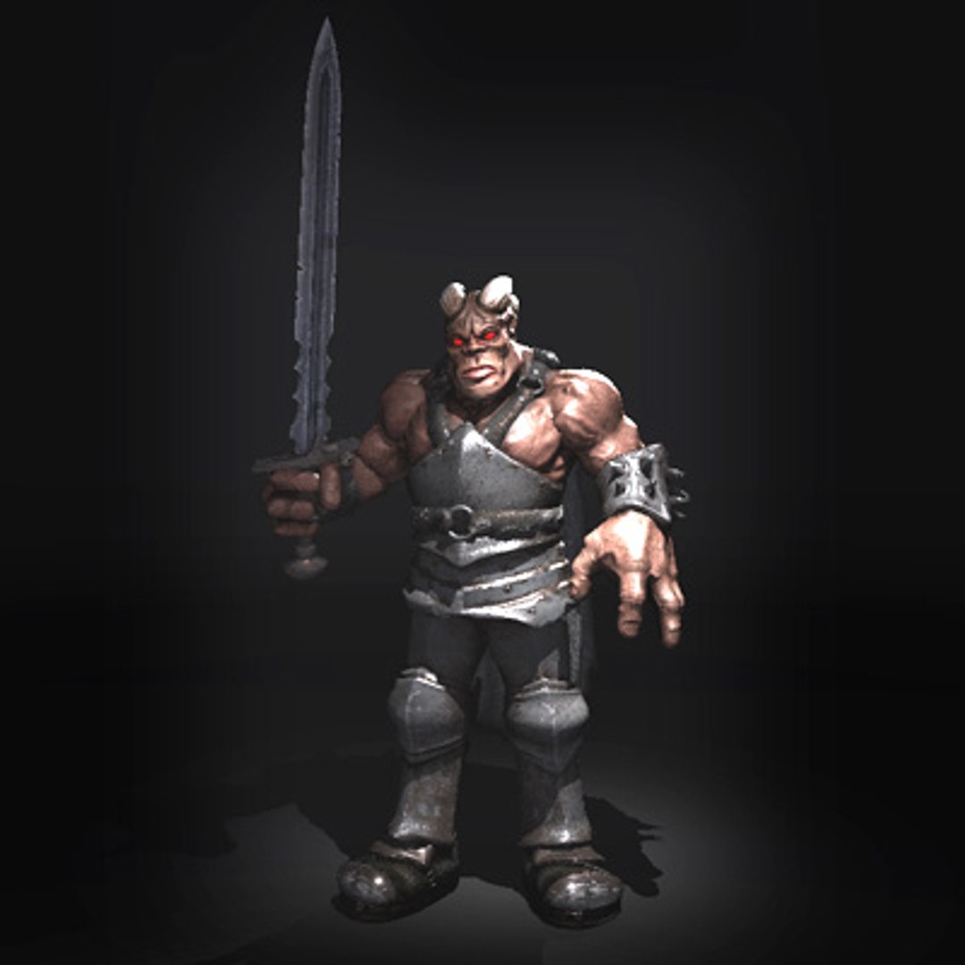 Demon Knight Armor 3d Model