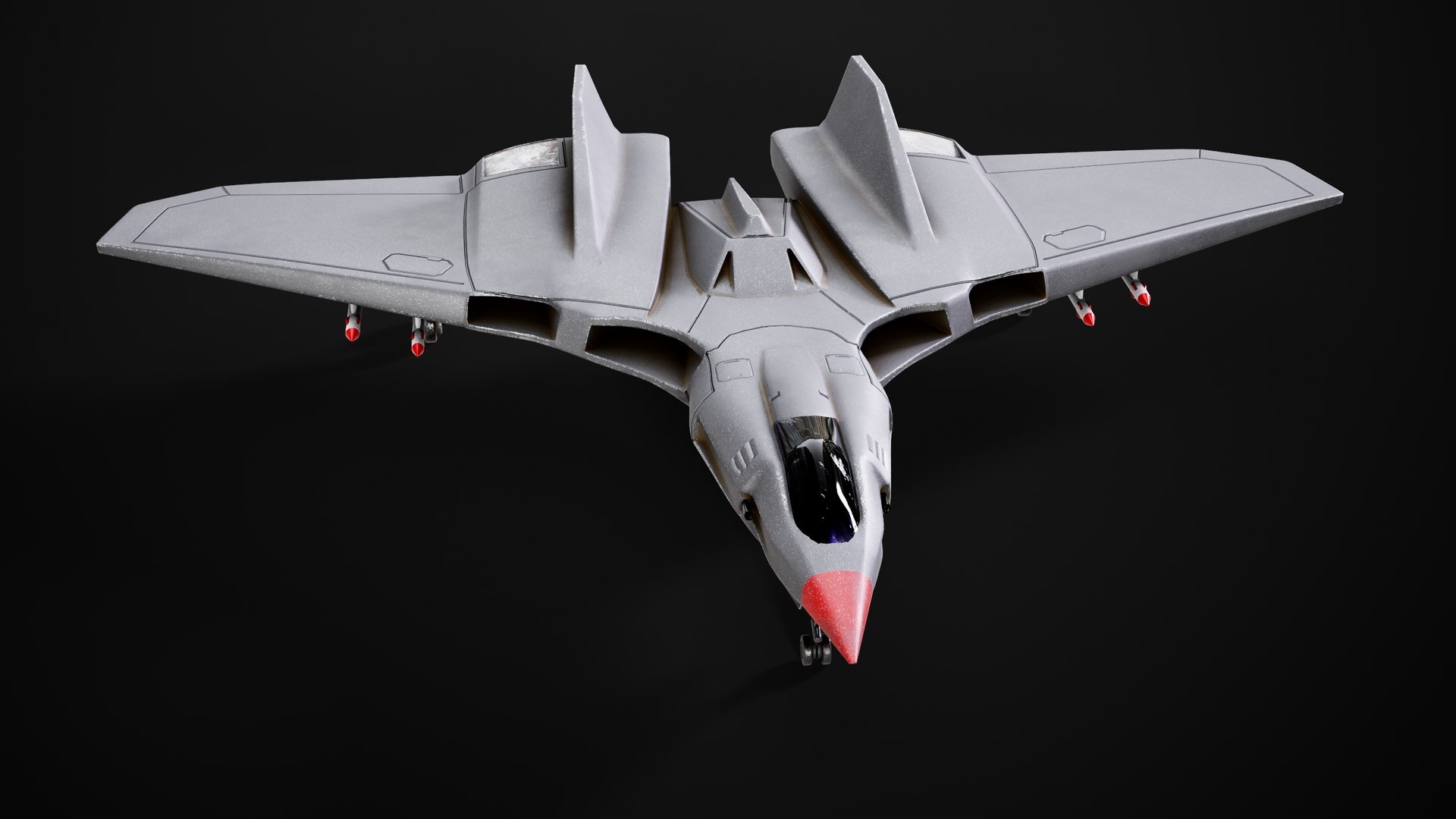 Space Falcon Futuristic Sci Fi Fighter 3D Model - TurboSquid 1858134