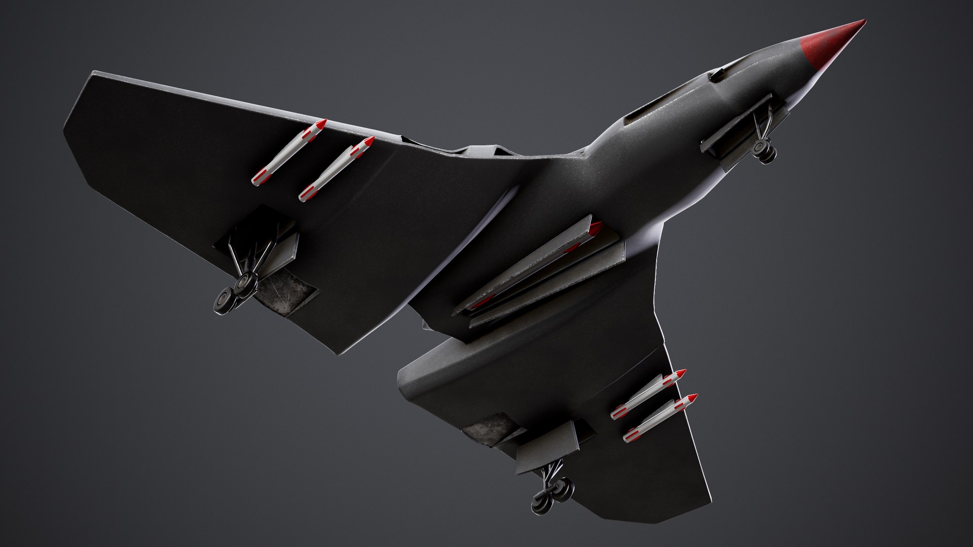 Space Falcon Futuristic Sci Fi Fighter 3D Model - TurboSquid 1858134