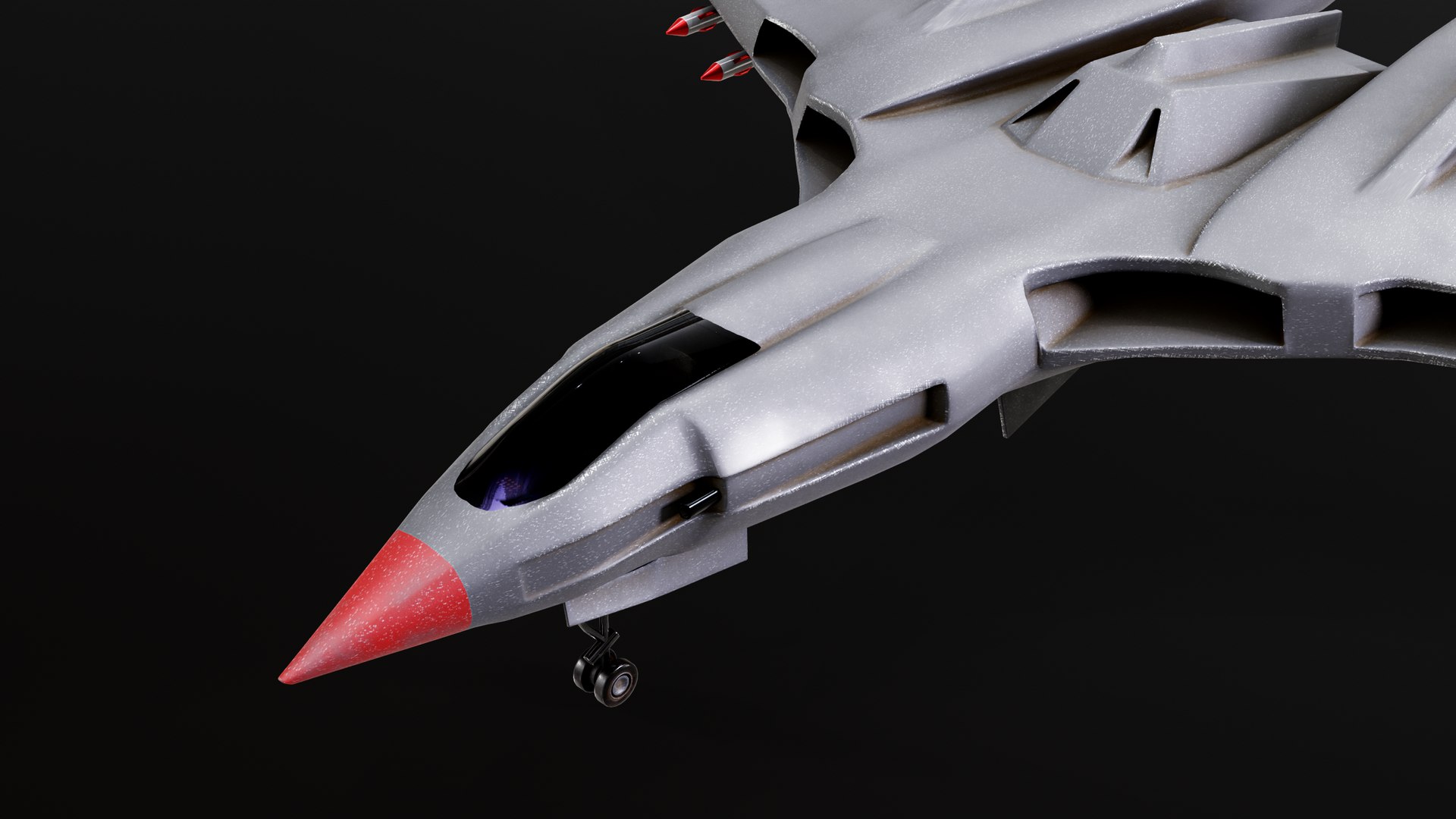 Space Falcon Futuristic Sci Fi Fighter 3D Model - TurboSquid 1858134