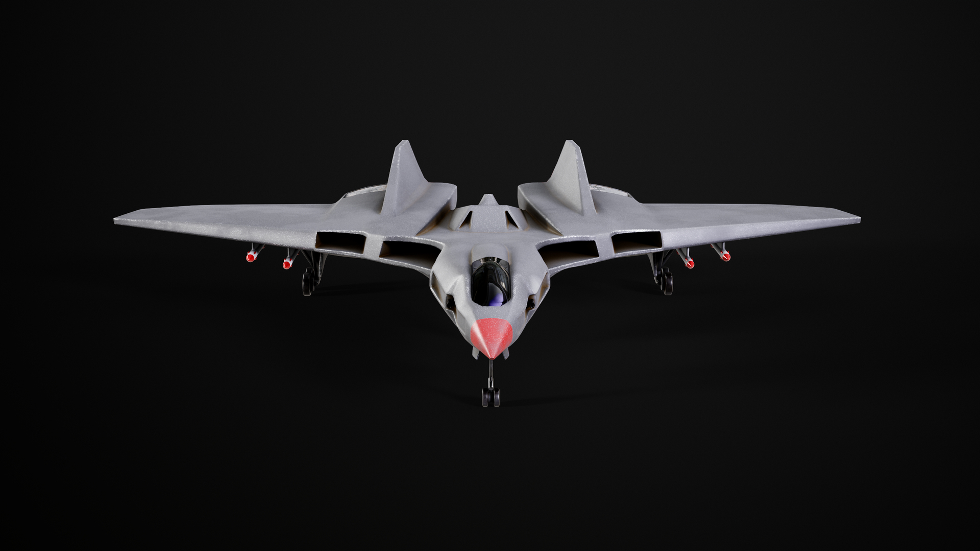 Space Falcon Futuristic Sci Fi Fighter 3D Model - TurboSquid 1858134