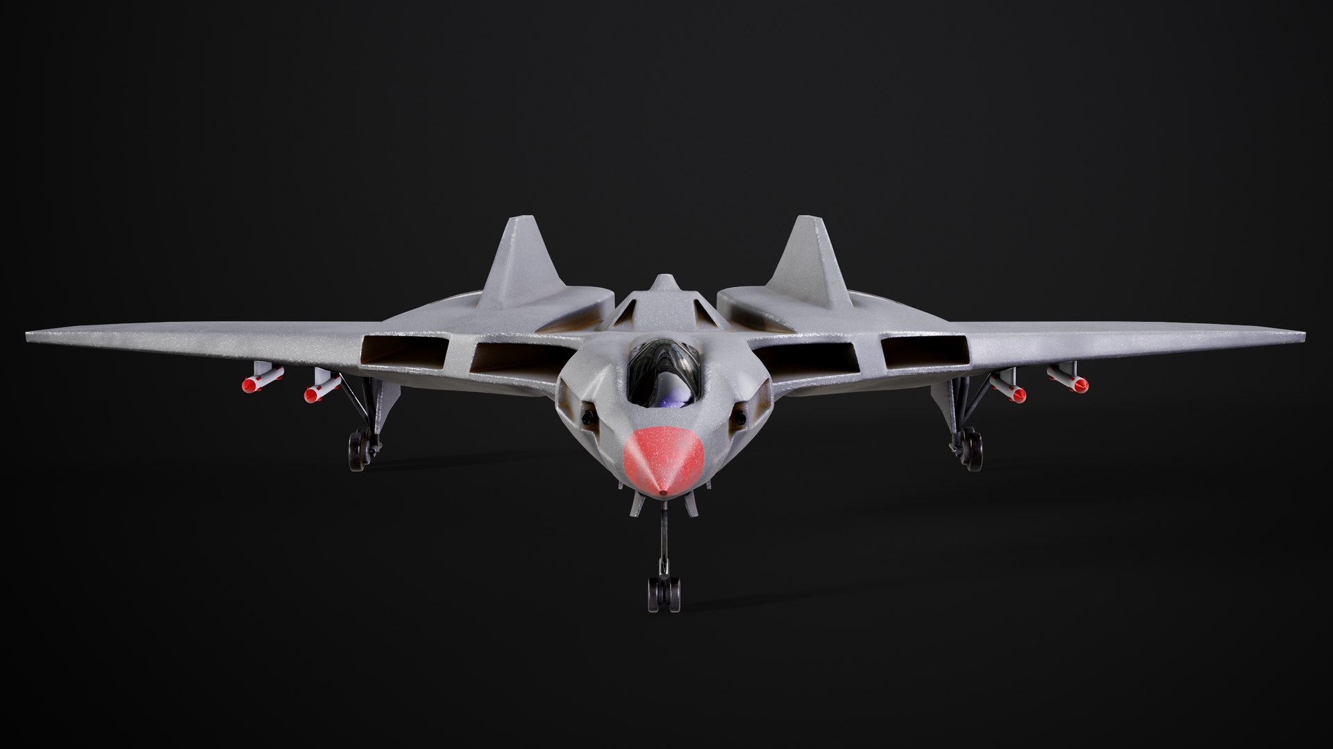 Space Falcon Futuristic Sci Fi Fighter 3D Model - TurboSquid 1858134