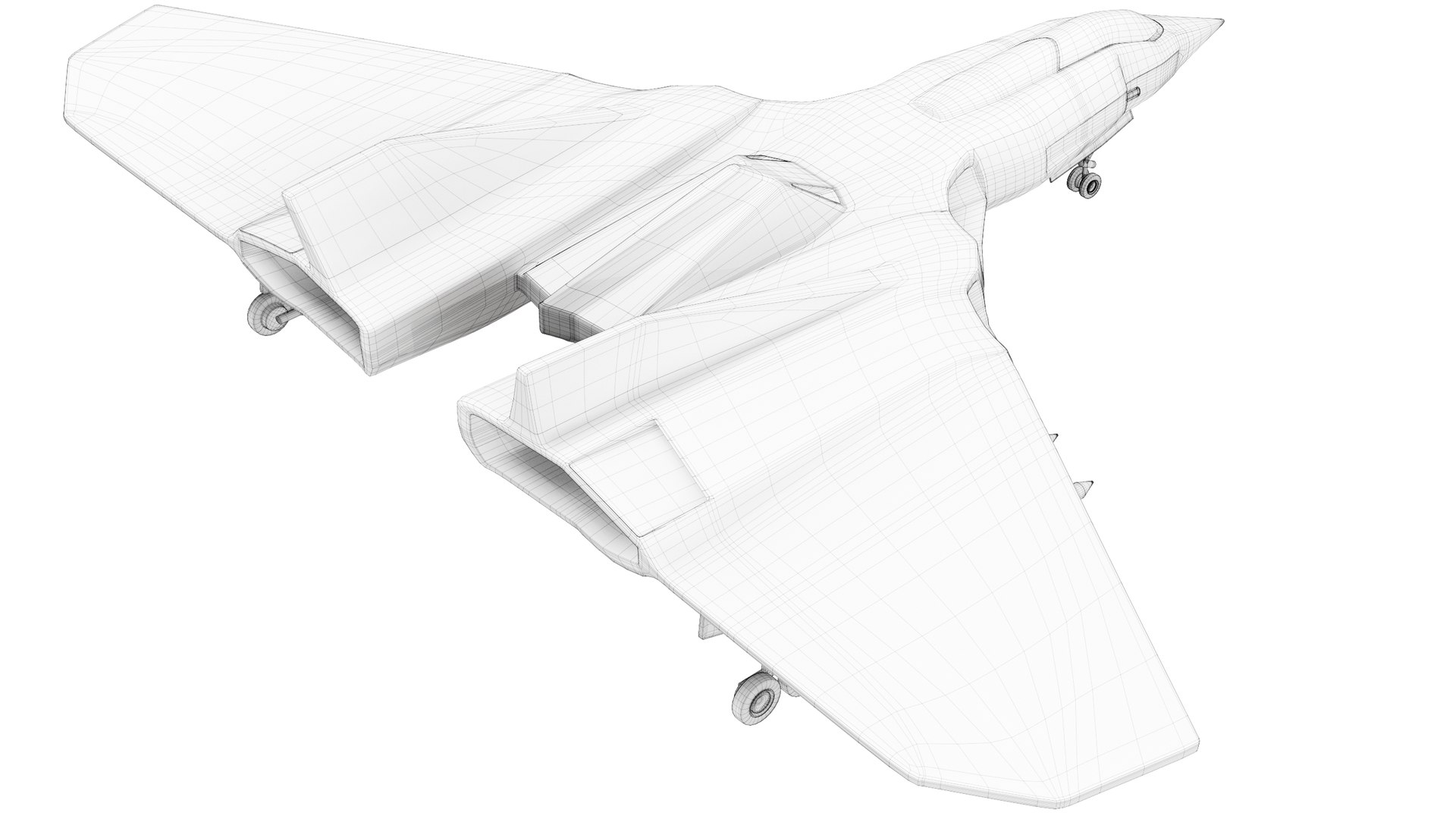 Space Falcon Futuristic Sci Fi Fighter 3D Model - TurboSquid 1858134