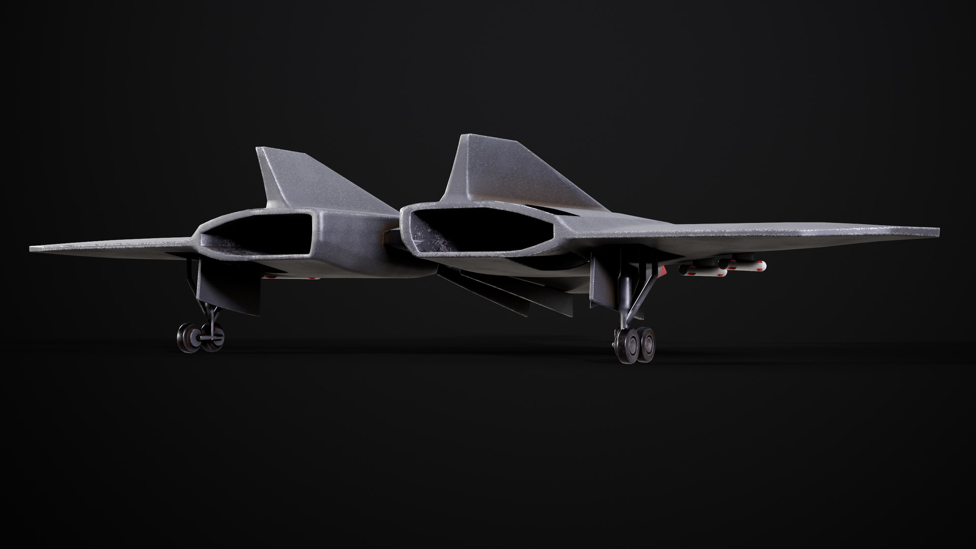 Space Falcon Futuristic Sci Fi Fighter 3D Model - TurboSquid 1858134