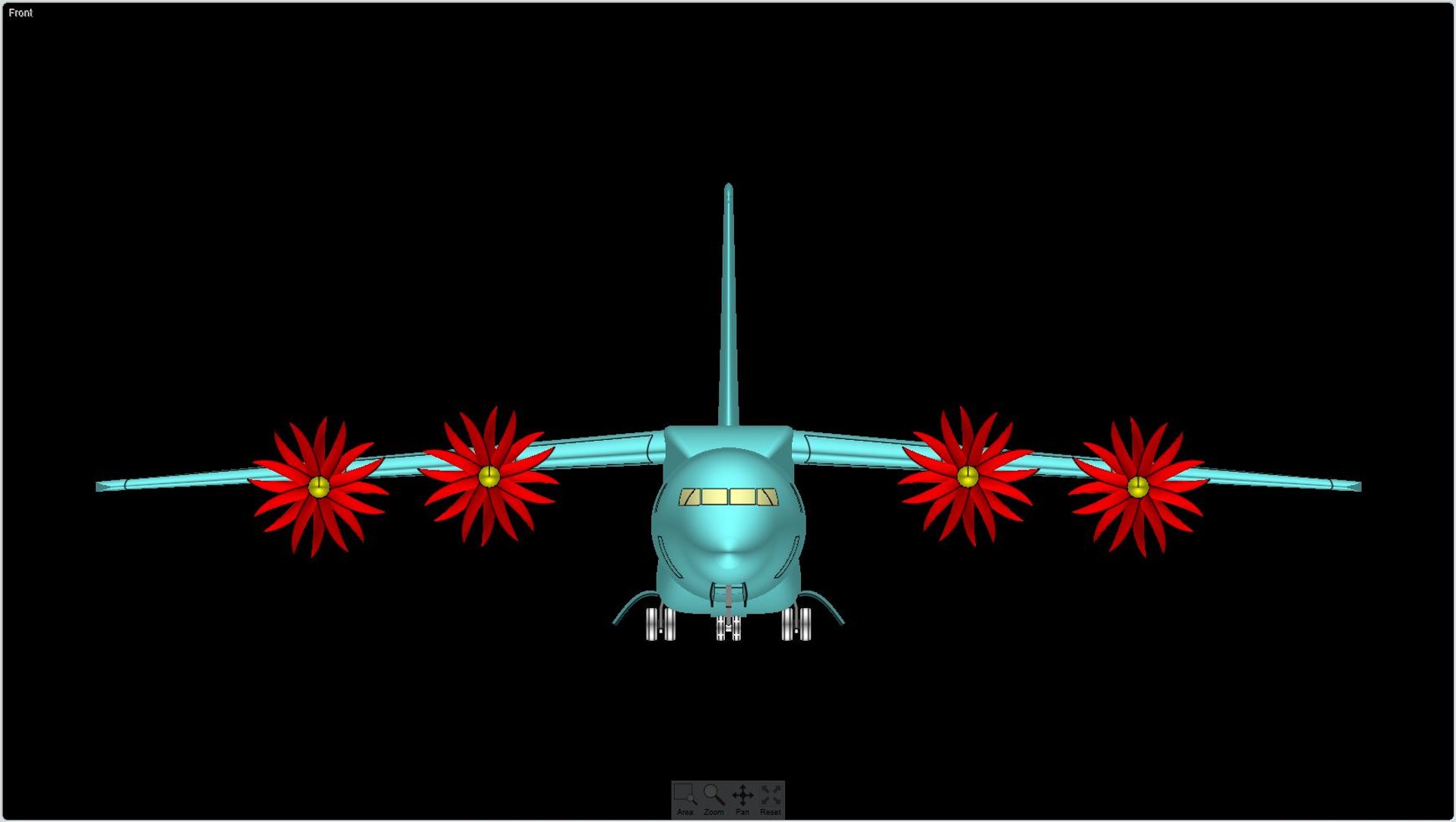 Antonov An-70 Transport Aircraft 3d 3ds