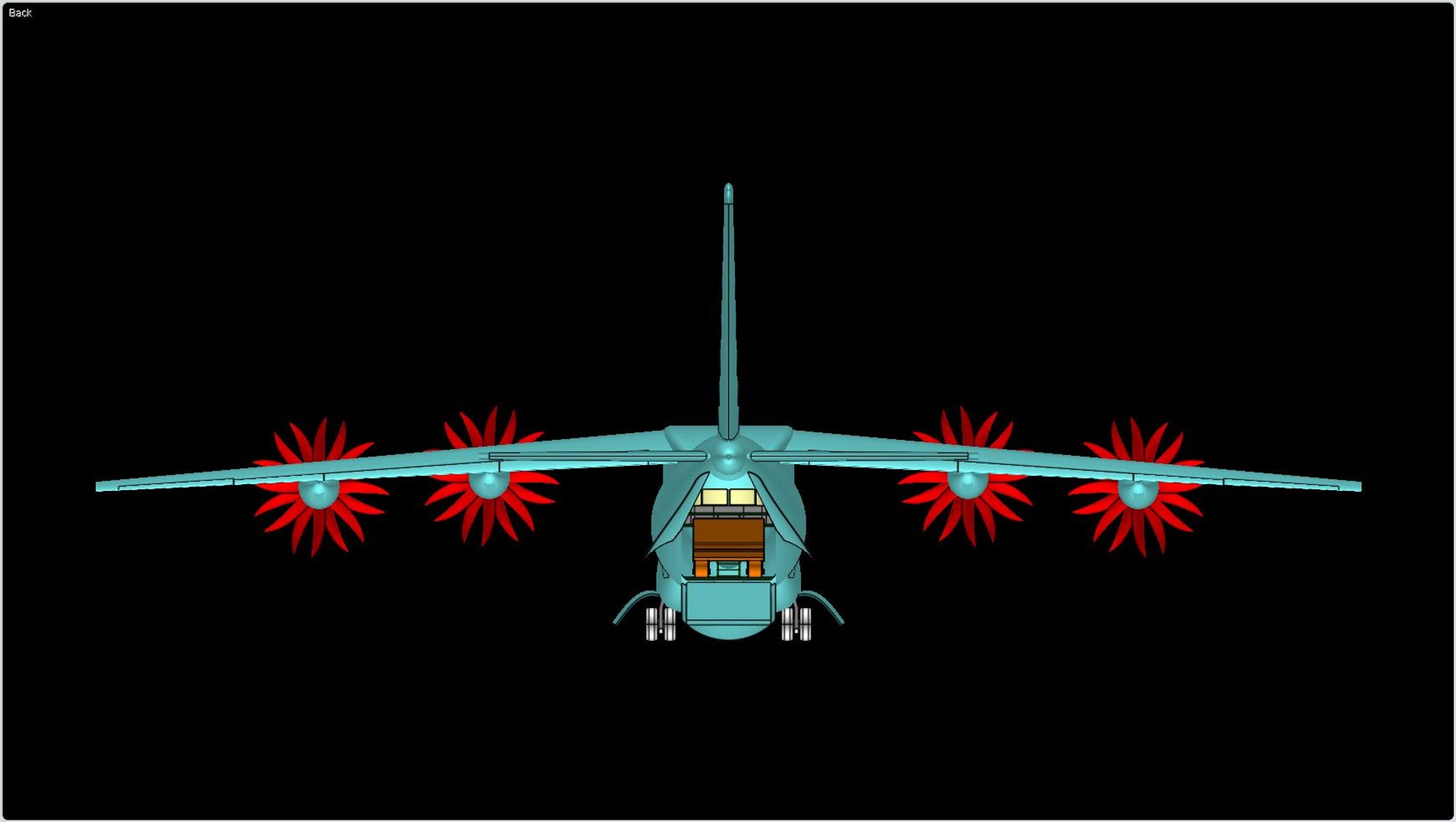 Antonov An-70 Transport Aircraft 3d 3ds