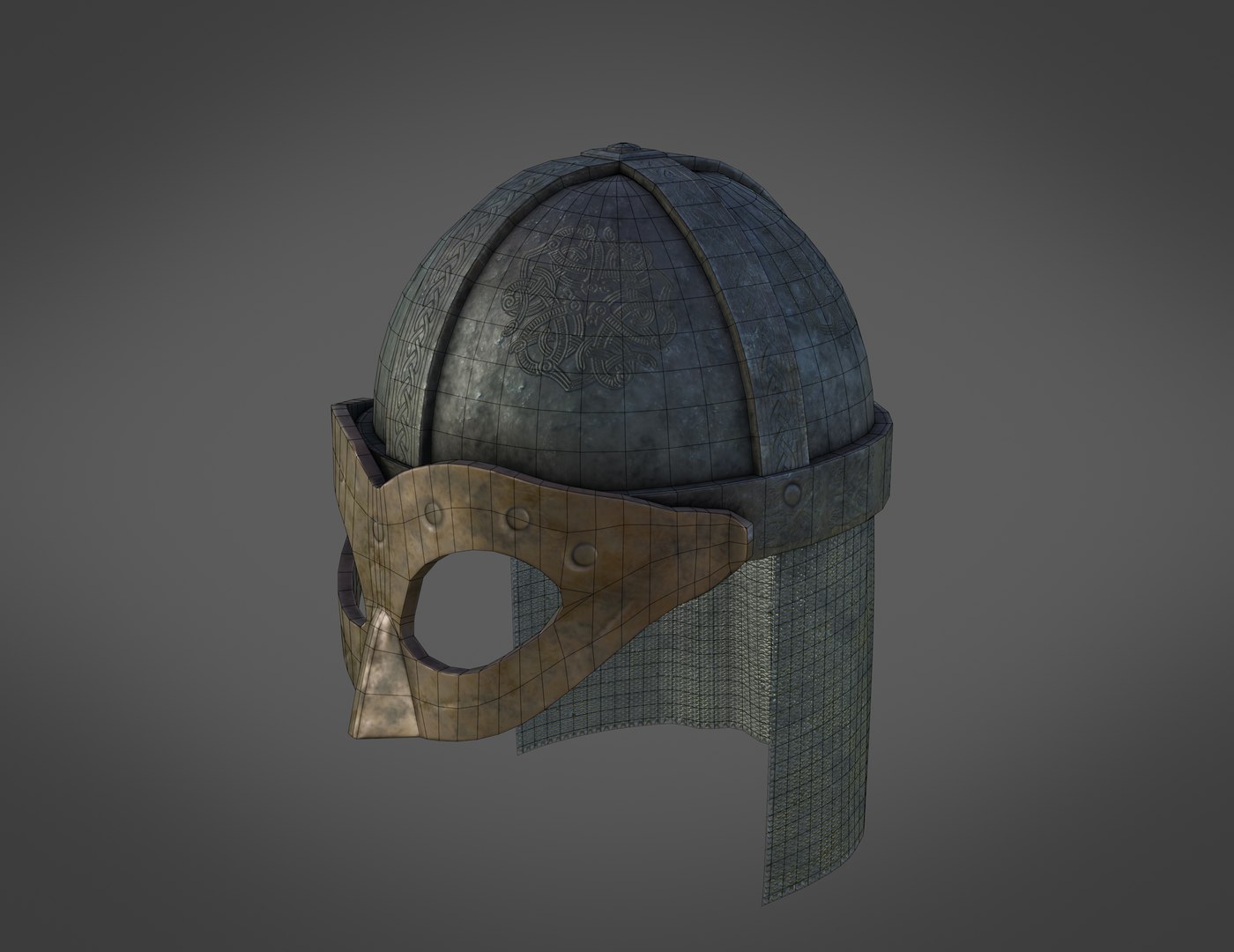 3D Viking Stylized Helmet - TurboSquid 2116934