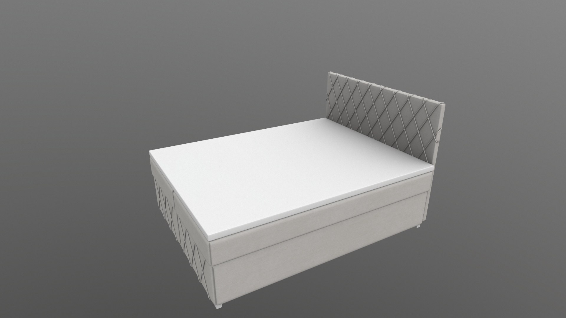 3D Model Continental Bed Elle - TurboSquid 2113680