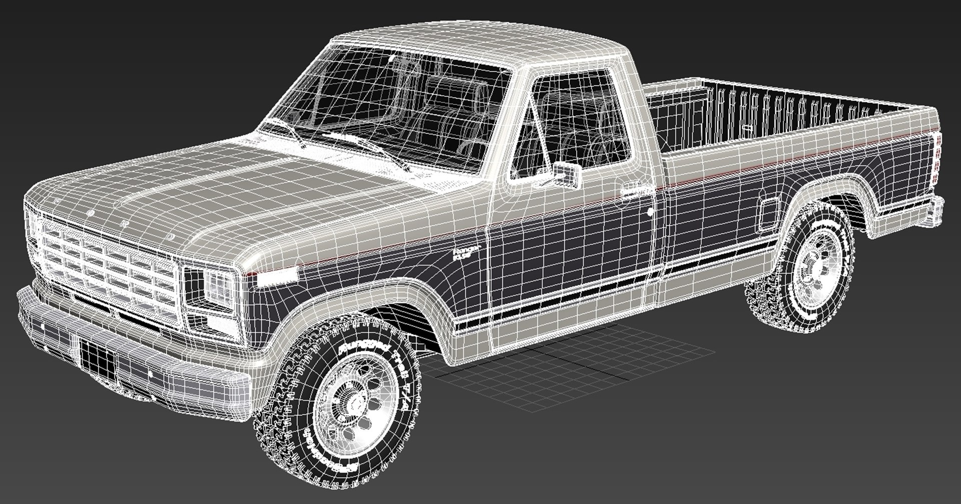 Ford F-150 Ranger 1980 3D - TurboSquid 2222215