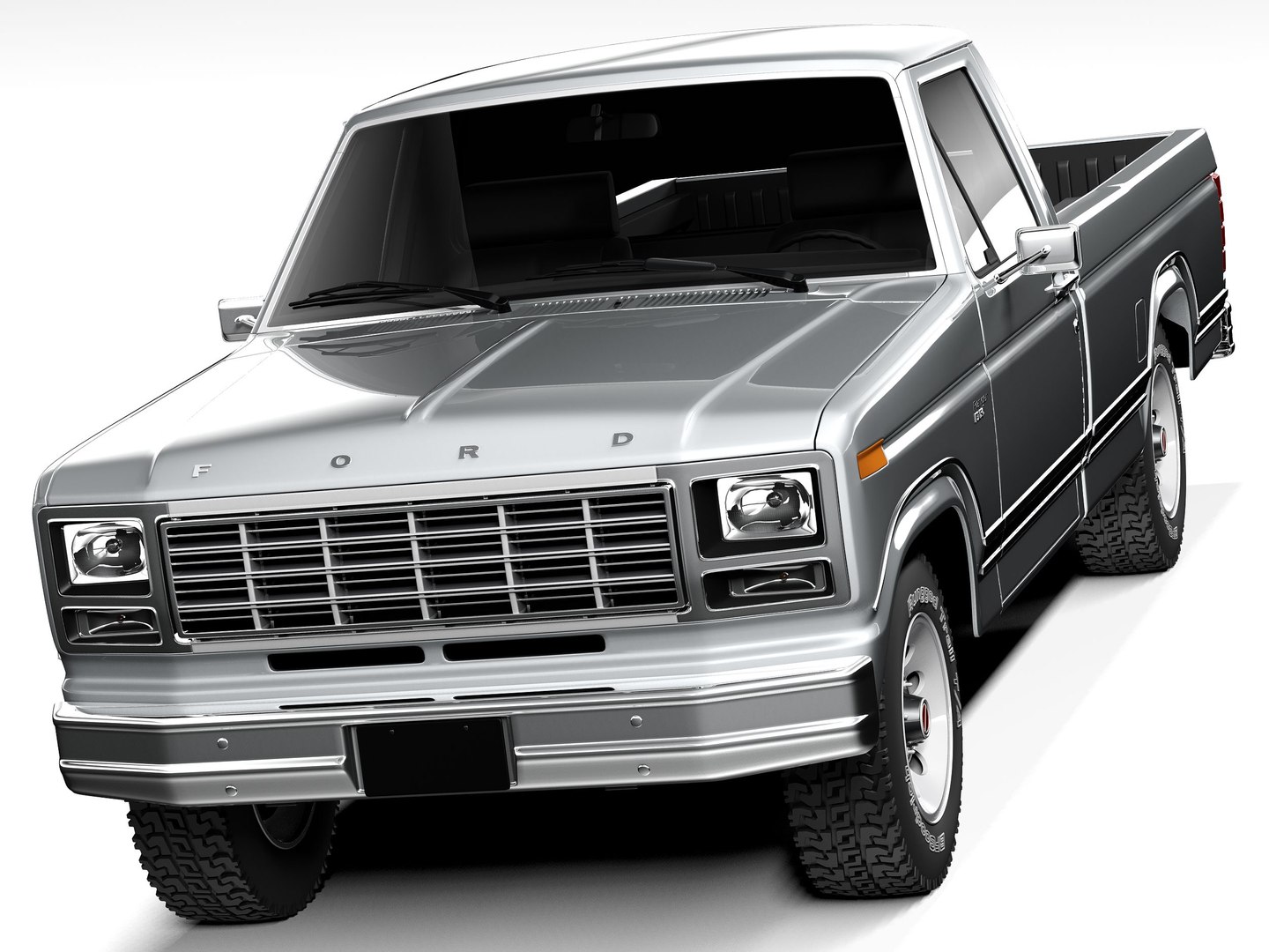 Ford F-150 Ranger 1980 3D - TurboSquid 2222215