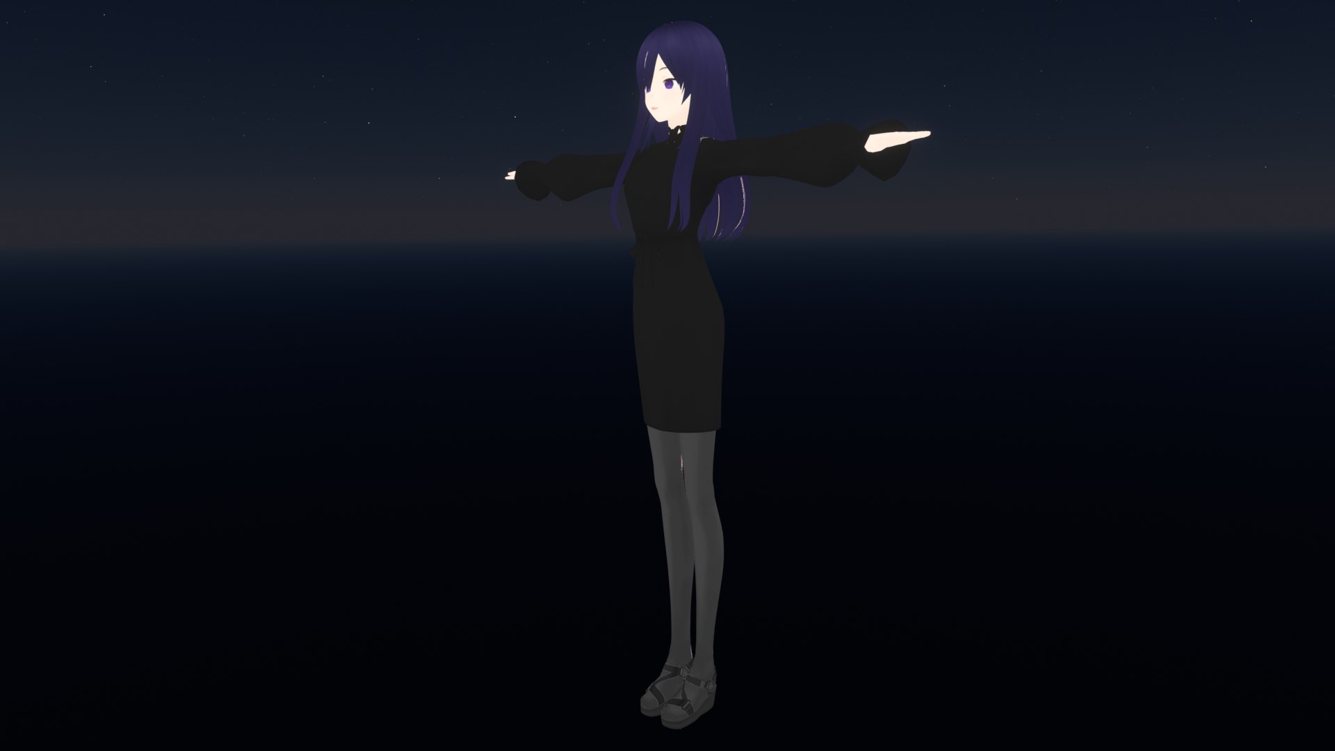 3D Model Game Ready Low Poly Anime Character Girl 34 - TurboSquid 1907659
