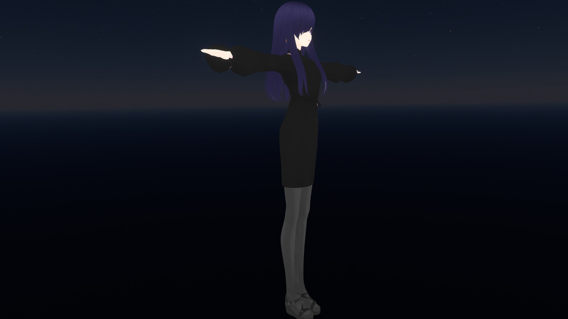 3D Model Game Ready Low Poly Anime Character Girl 34 - TurboSquid 1907659