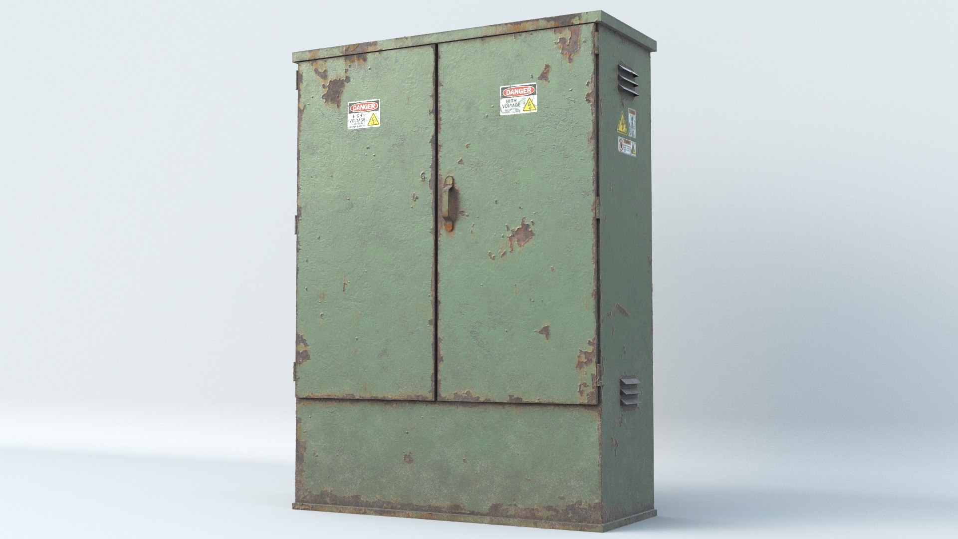 Electric Utility Boxes UHD 3D Model - TurboSquid 1754176