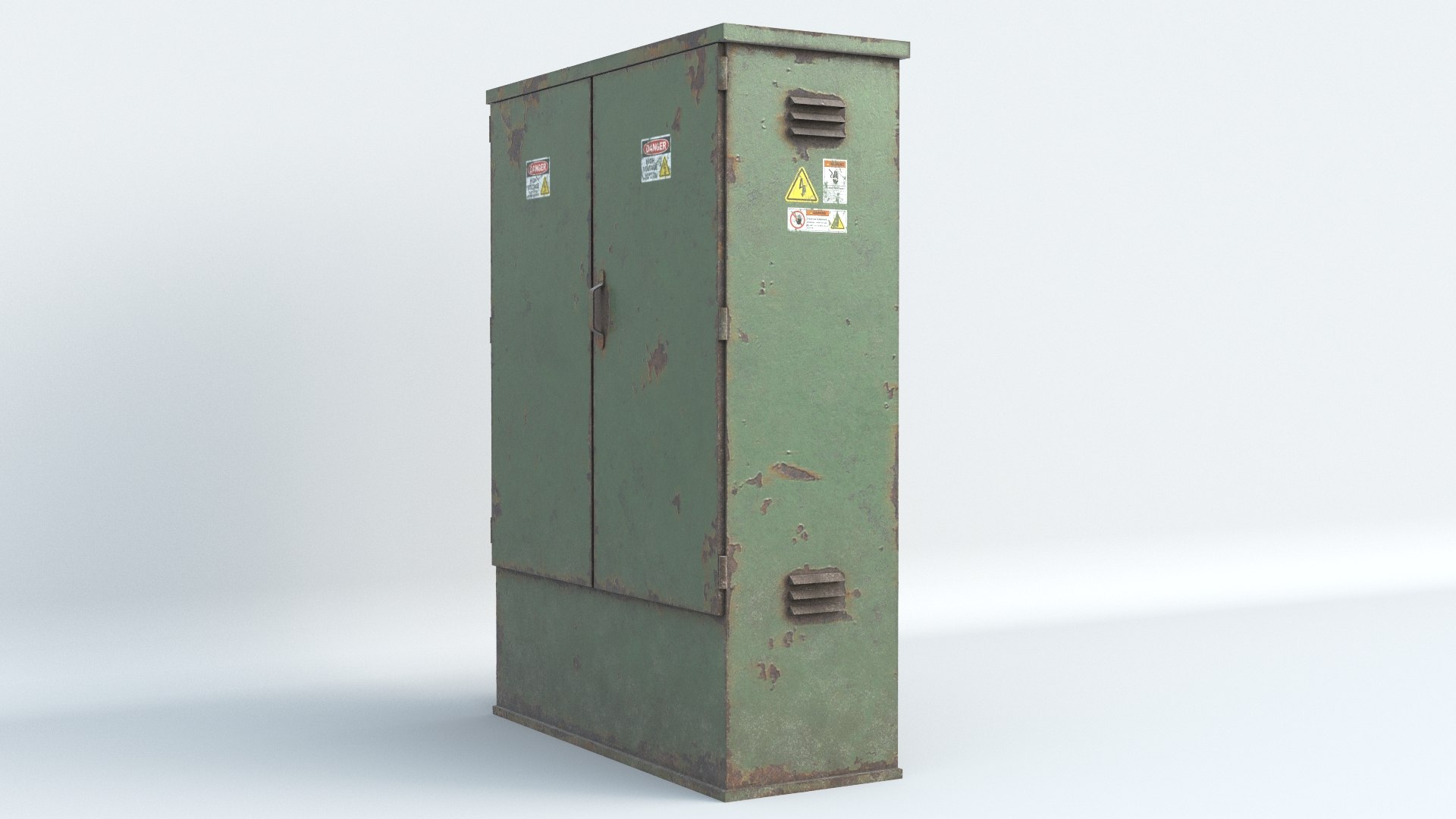 Electric Utility Boxes UHD 3D Model - TurboSquid 1754176