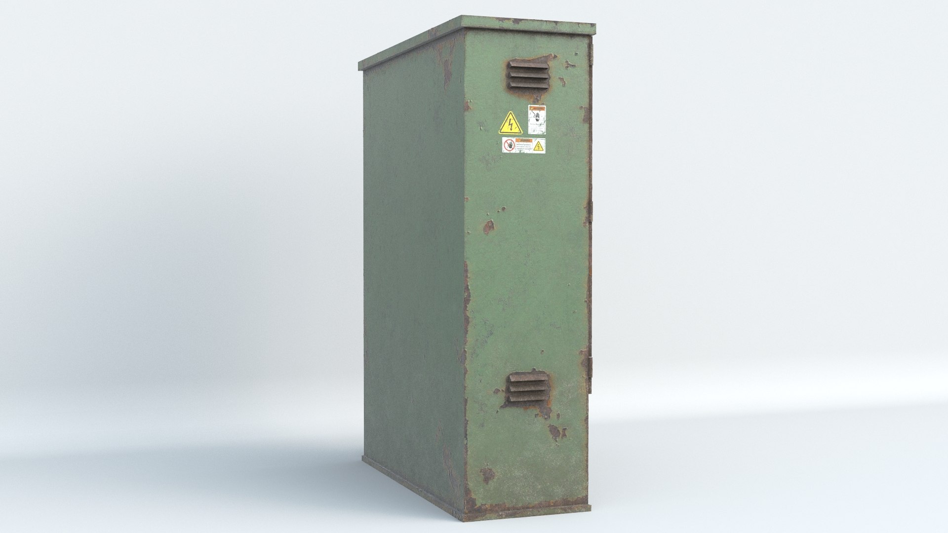 Electric Utility Boxes UHD 3D Model - TurboSquid 1754176