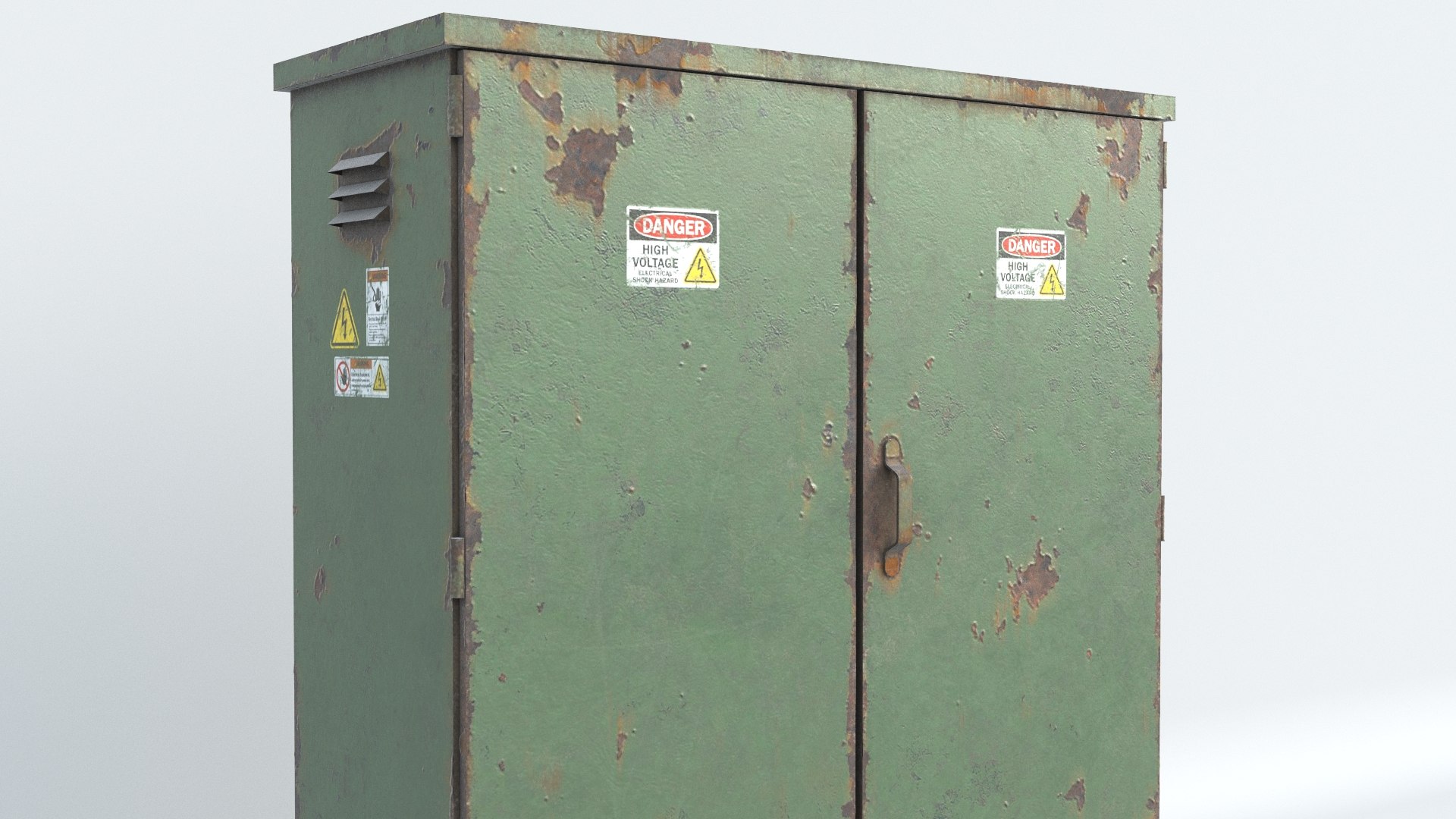 Electric Utility Boxes UHD 3D Model - TurboSquid 1754176