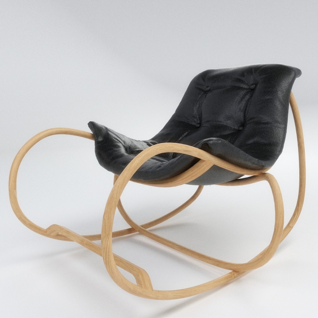 3d Model Of Wave Chair Lounge