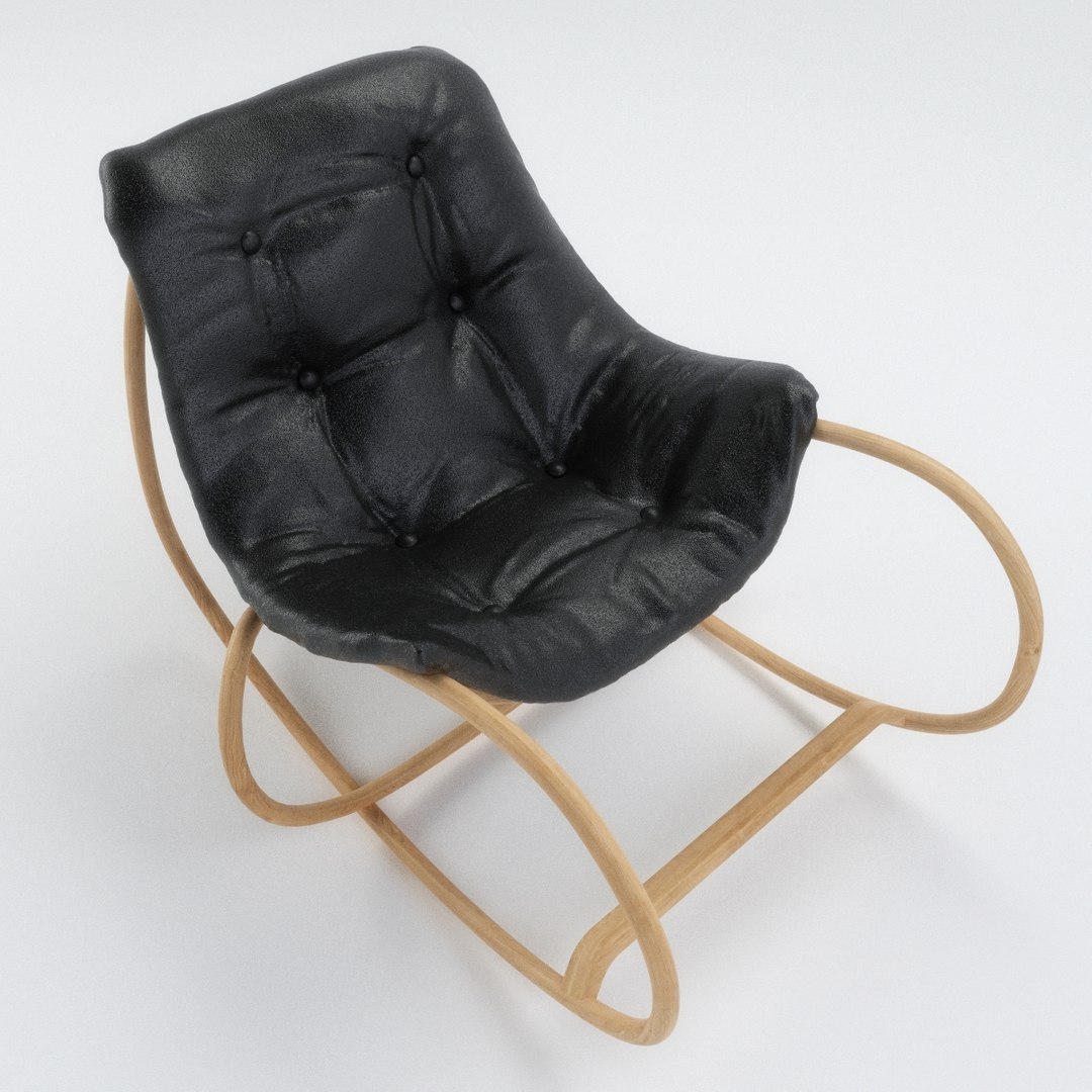 3d Model Of Wave Chair Lounge