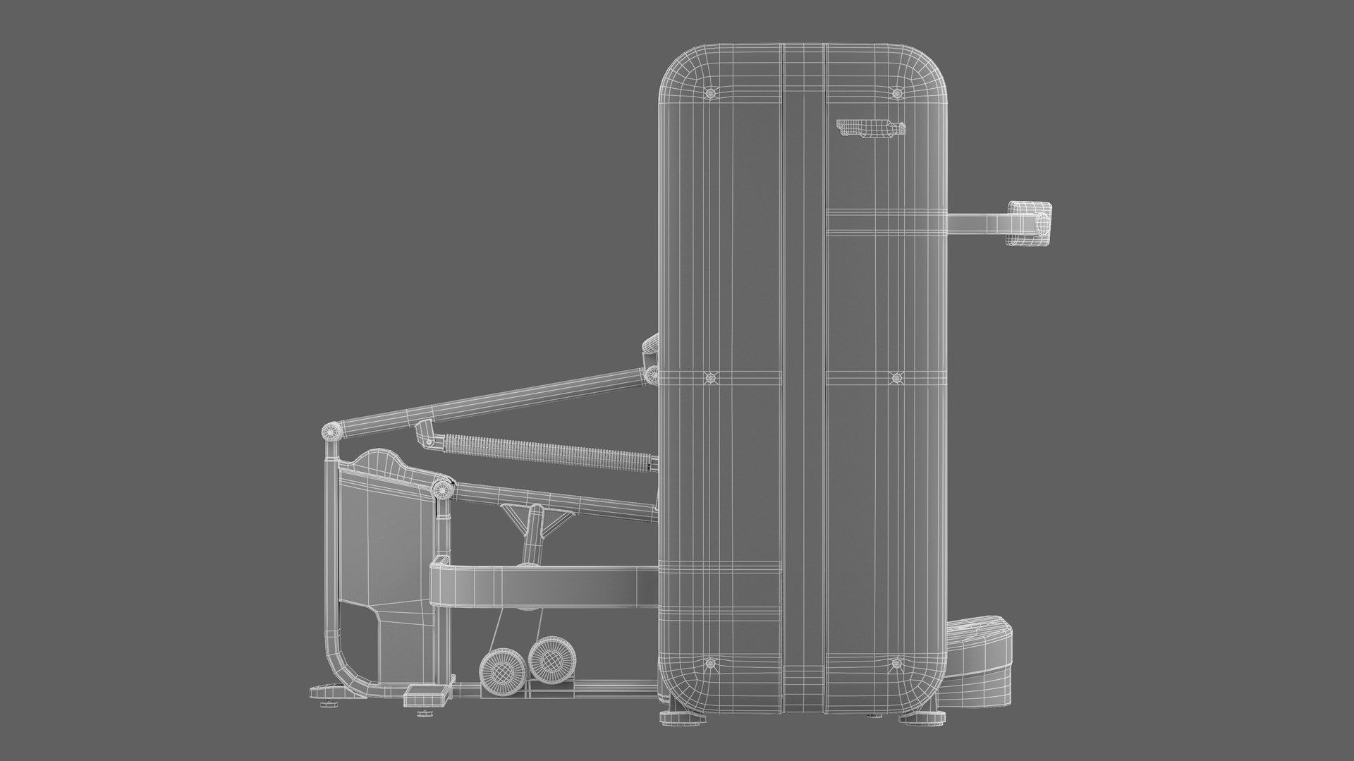 3D Technogym Artis Squat Model - TurboSquid 2235932