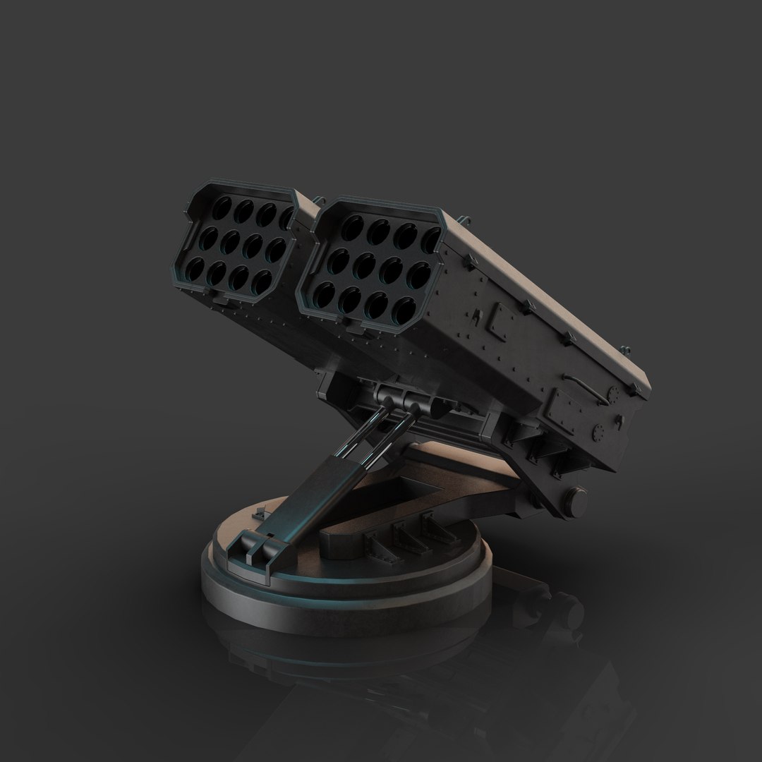 Sci-fi Missile Launcher M-24 Model - TurboSquid 2122707