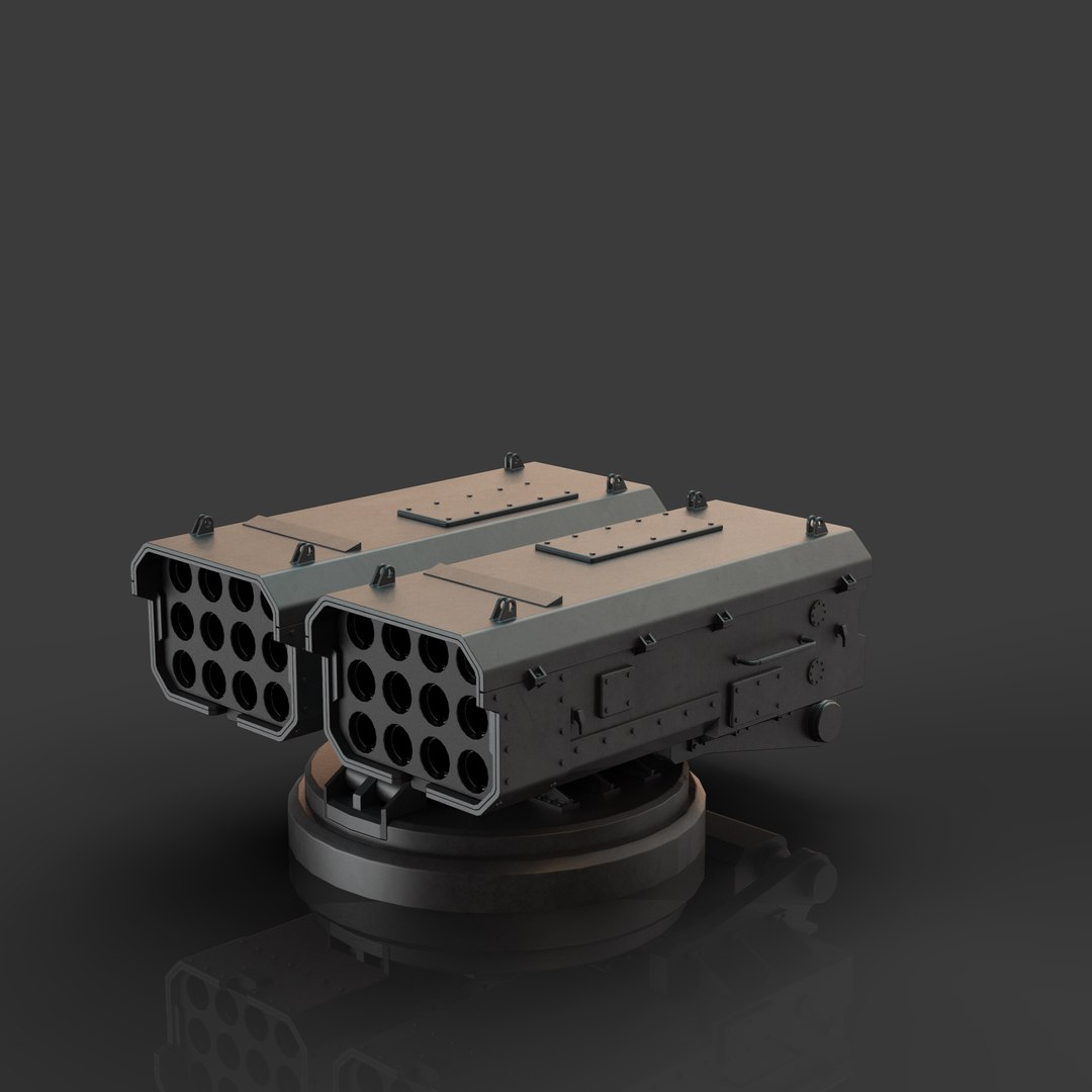 Sci-fi missile launcher M-24 model - TurboSquid 2122707