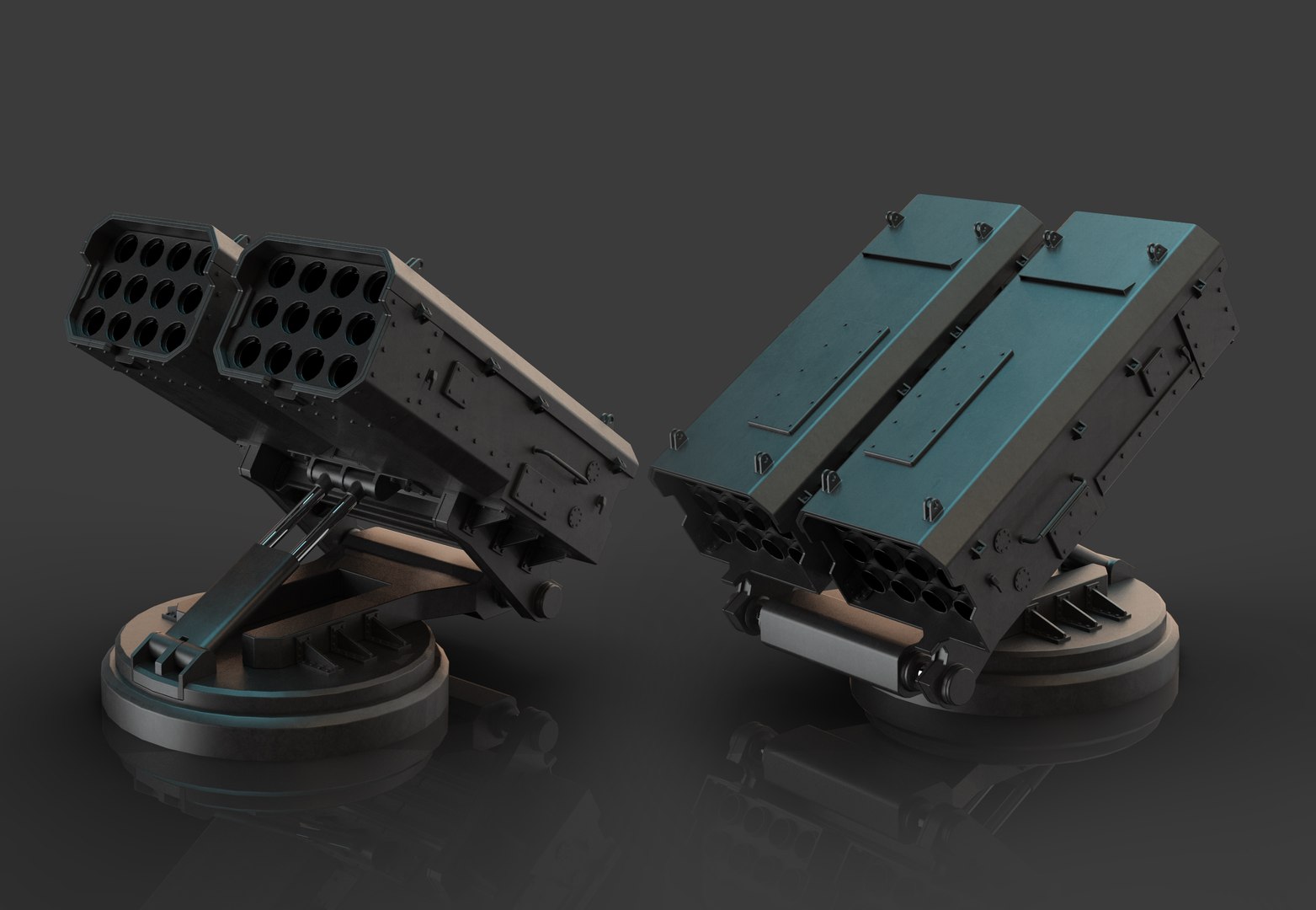 Sci-fi Missile Launcher M-24 Model - TurboSquid 2122707