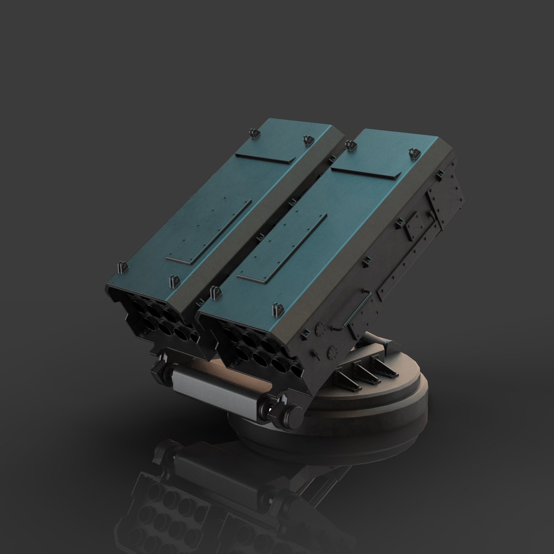 Sci-fi Missile Launcher M-24 Model - TurboSquid 2122707