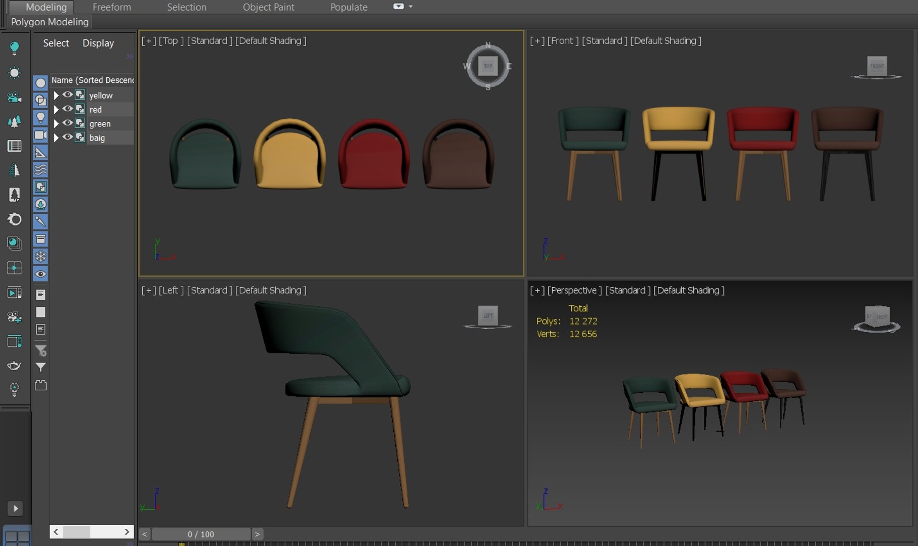 Chair Walter Grey 3D - TurboSquid 1647353
