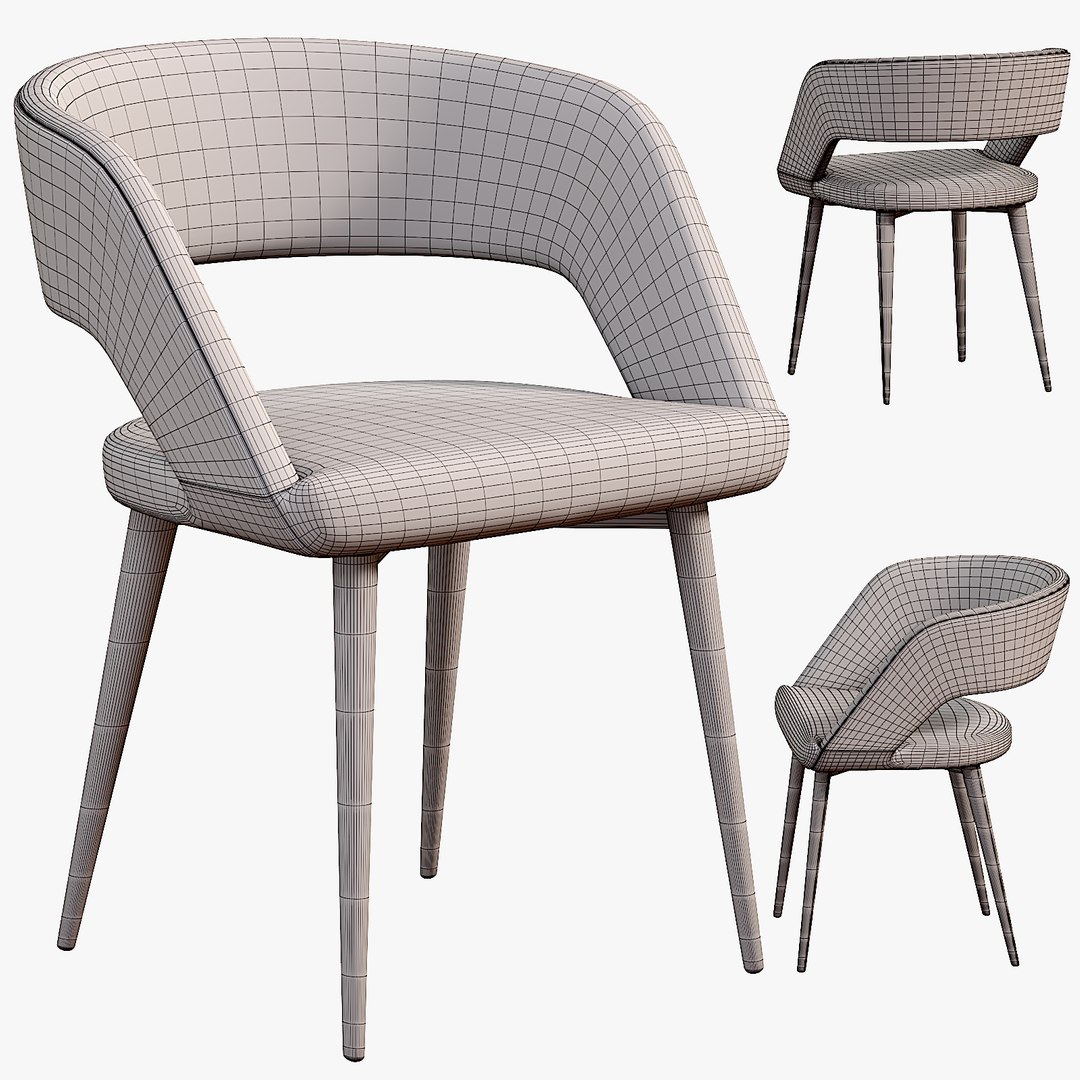 Chair Walter Grey 3D - TurboSquid 1647353