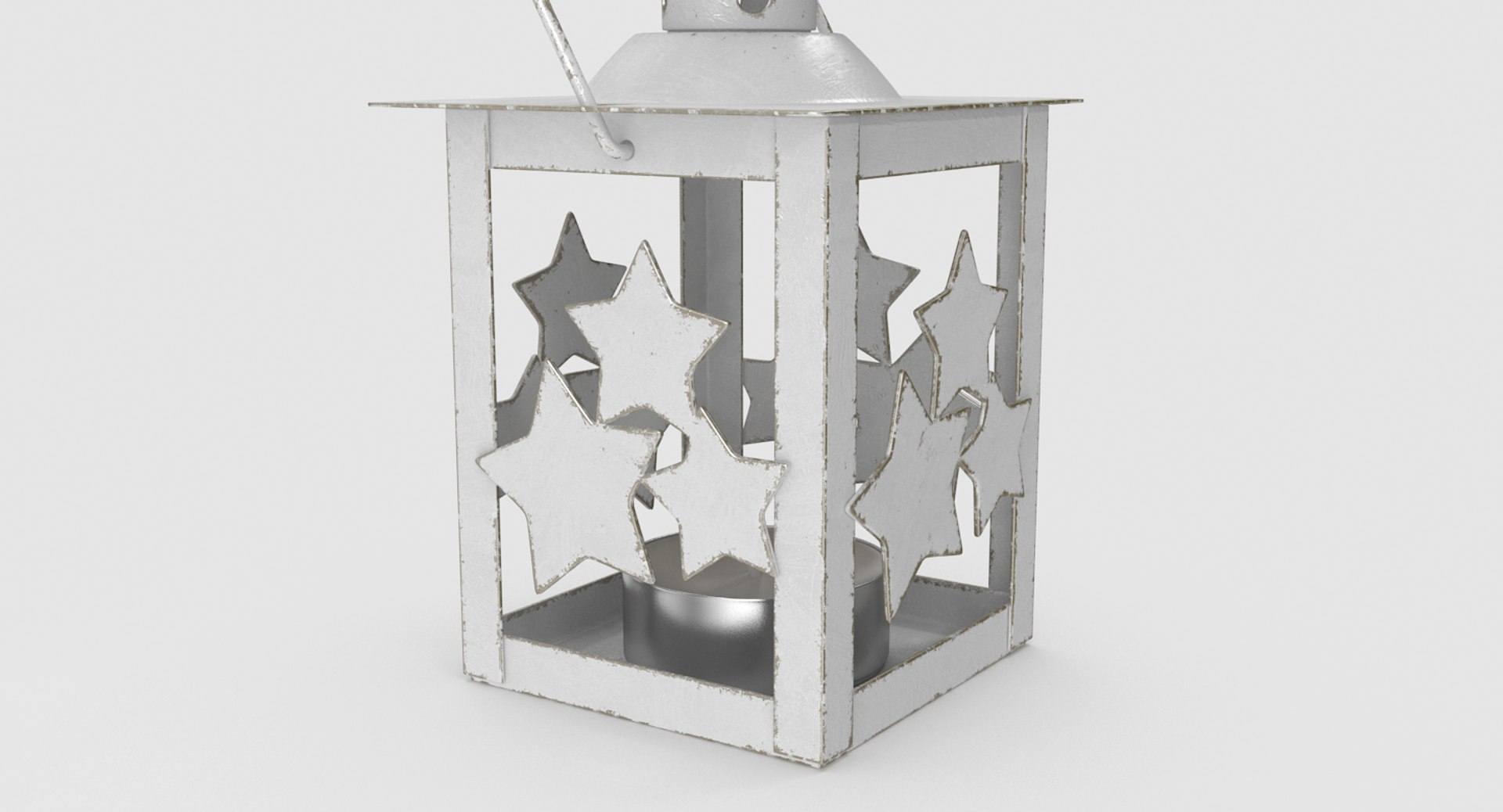 3D christmas stars lantern model - TurboSquid 1223441