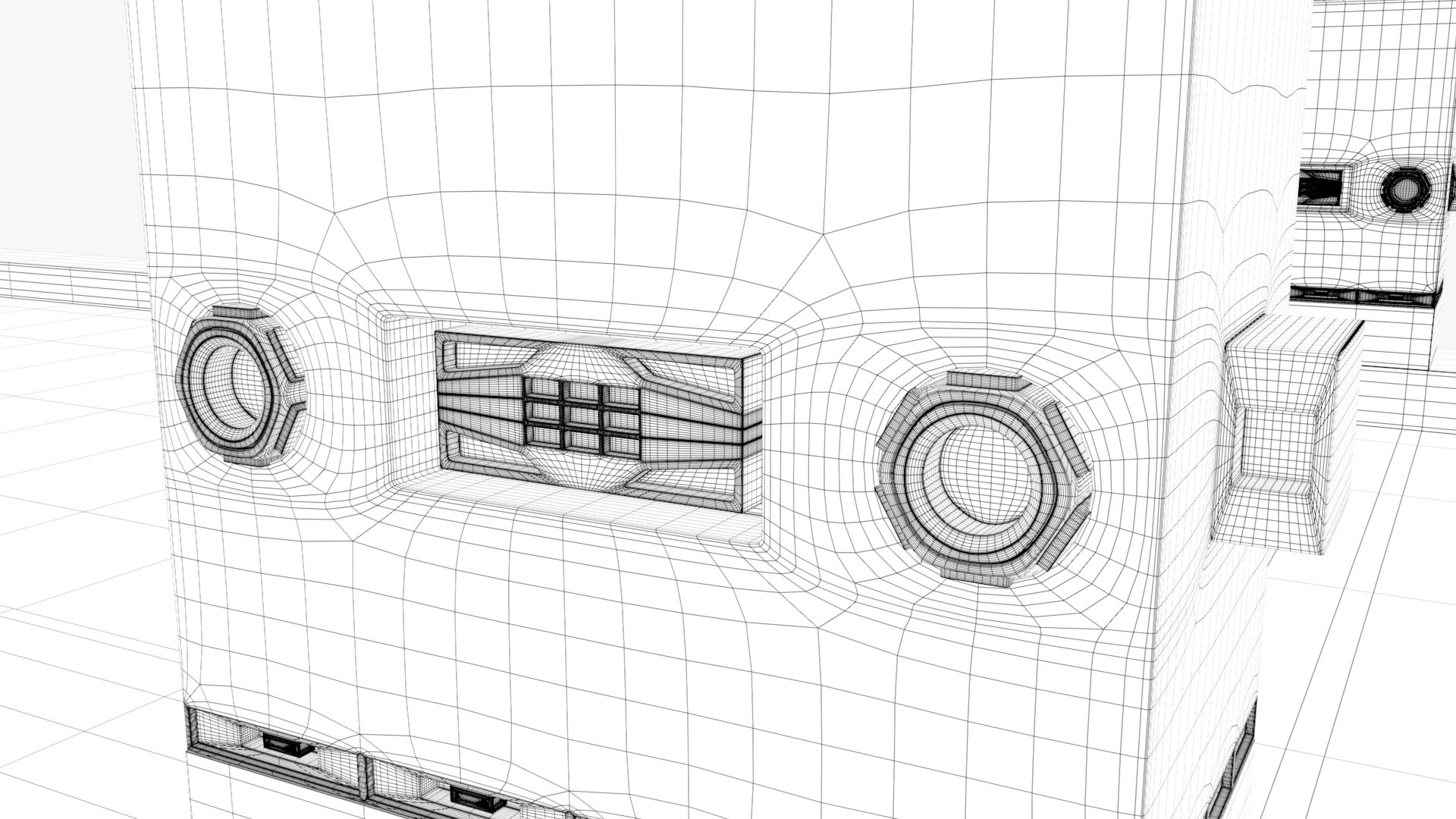 3D Modern Futuristic Space Sci-Fi bridge model - TurboSquid 1732953