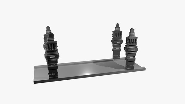 3D Modern Futuristic Space Sci-Fi bridge model - TurboSquid 1732953