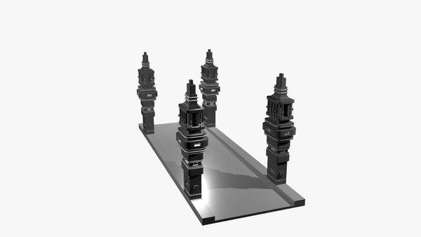 3D Modern Futuristic Space Sci-Fi bridge model - TurboSquid 1732953