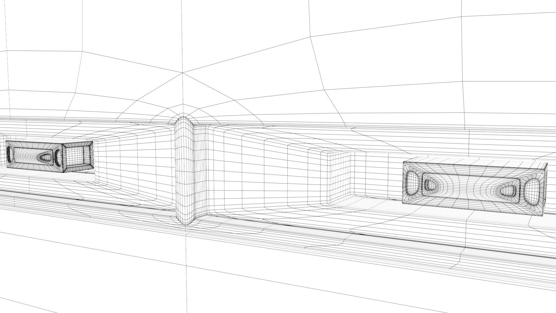 3D Modern Futuristic Space Sci-Fi bridge model - TurboSquid 1732953