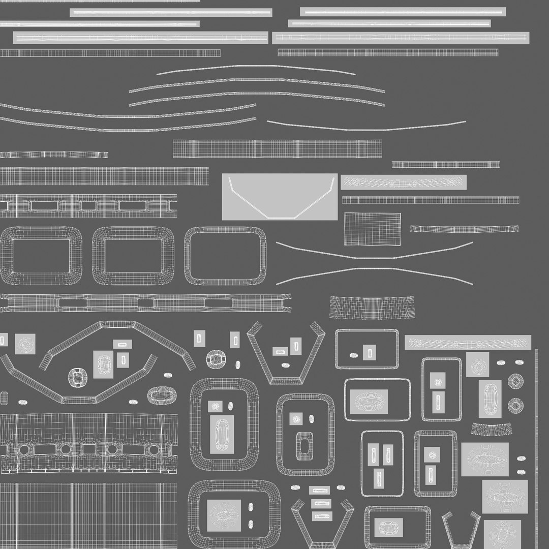 3D Modern Futuristic Space Sci-Fi bridge model - TurboSquid 1732953