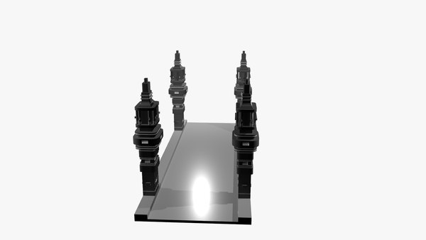 3D Modern Futuristic Space Sci-Fi bridge model - TurboSquid 1732953