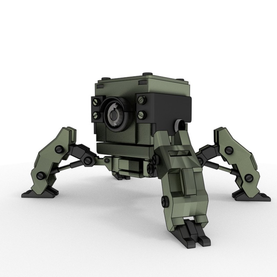 Mini Cube Bot 3D Model - TurboSquid 1435639