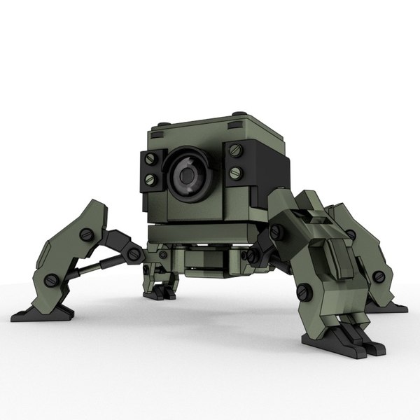 Mini cube bot 3D model - TurboSquid 1435639