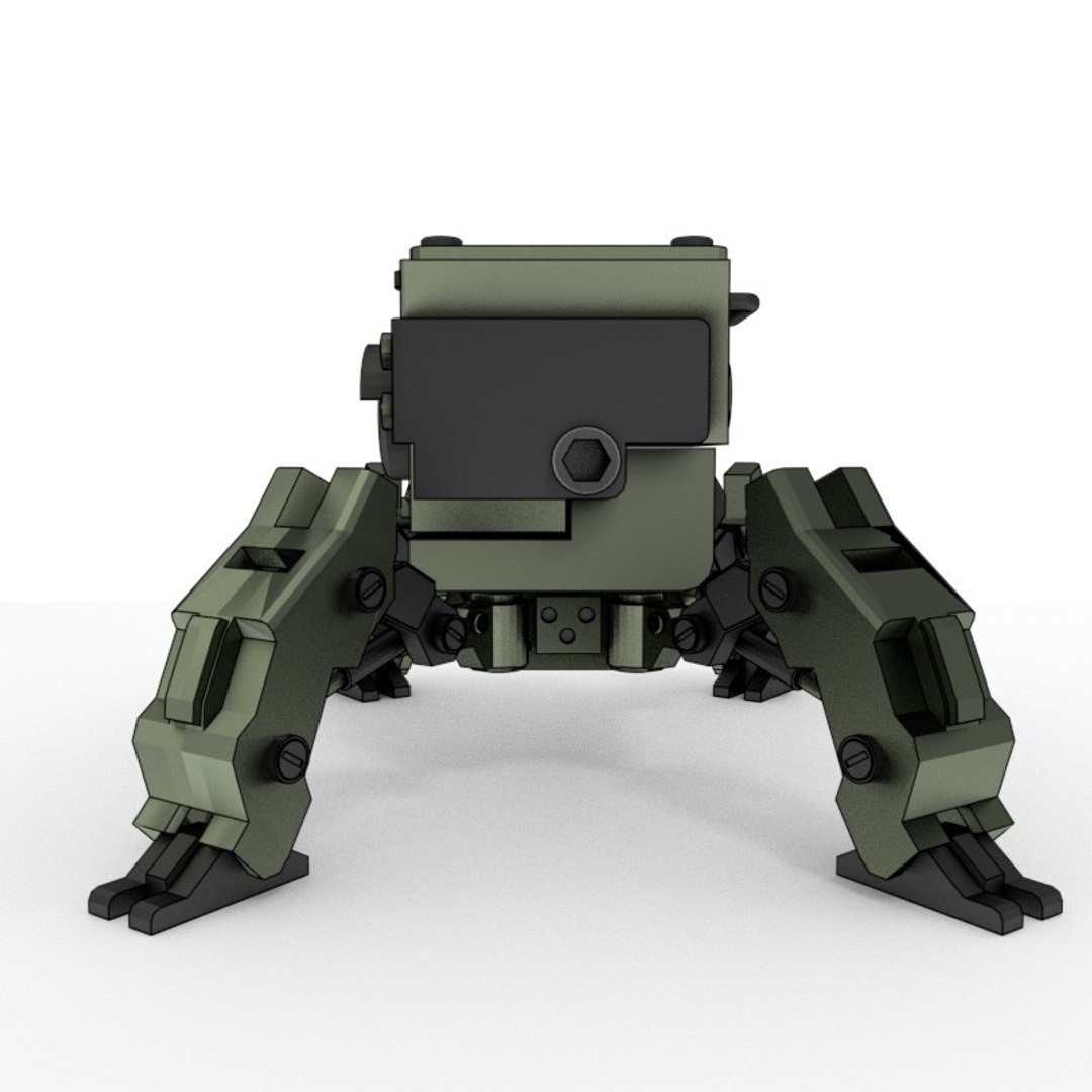 Mini Cube Bot 3D Model - TurboSquid 1435639