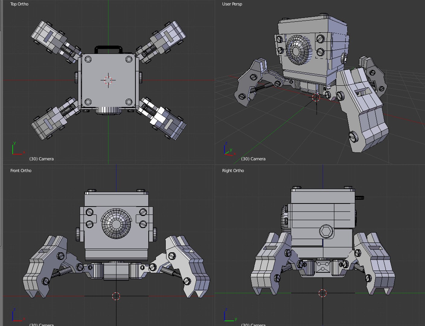 Mini Cube Bot 3D Model - TurboSquid 1435639