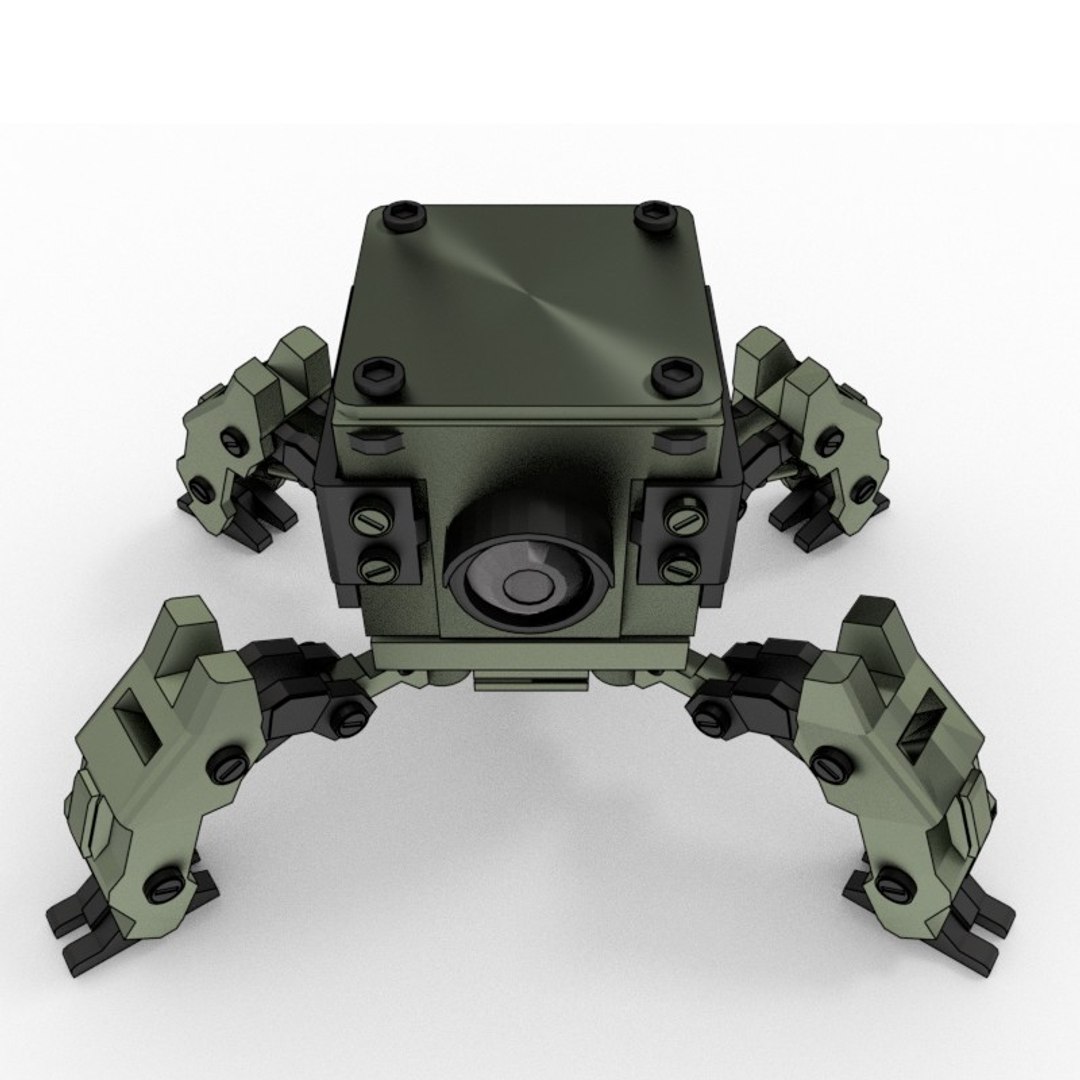 Mini Cube Bot 3D Model - TurboSquid 1435639