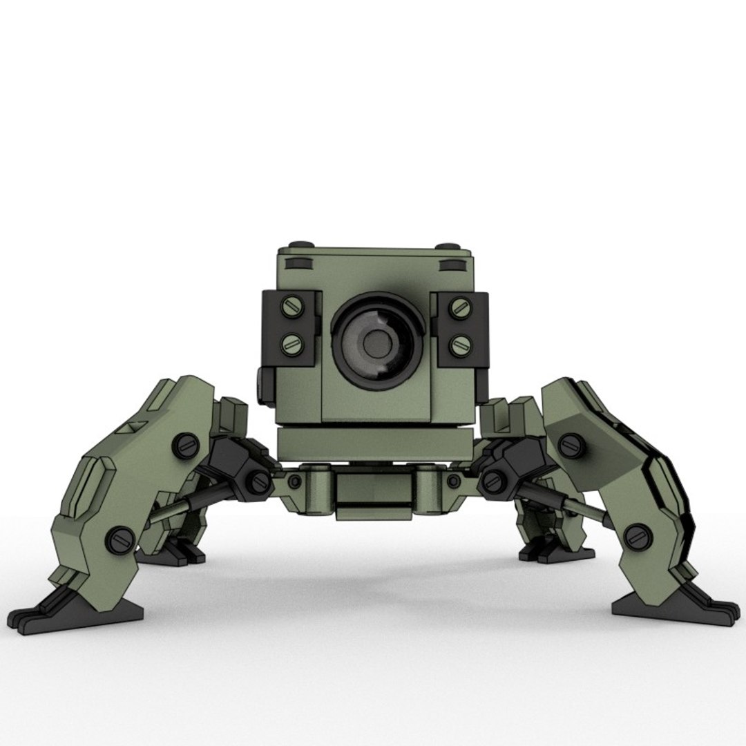 Mini Cube Bot 3D Model - TurboSquid 1435639