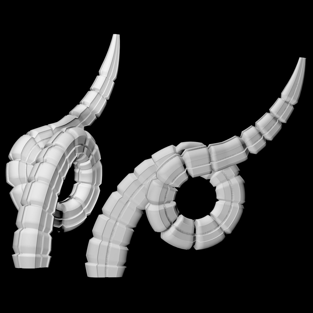 Printable horns 3D model - TurboSquid 1498718